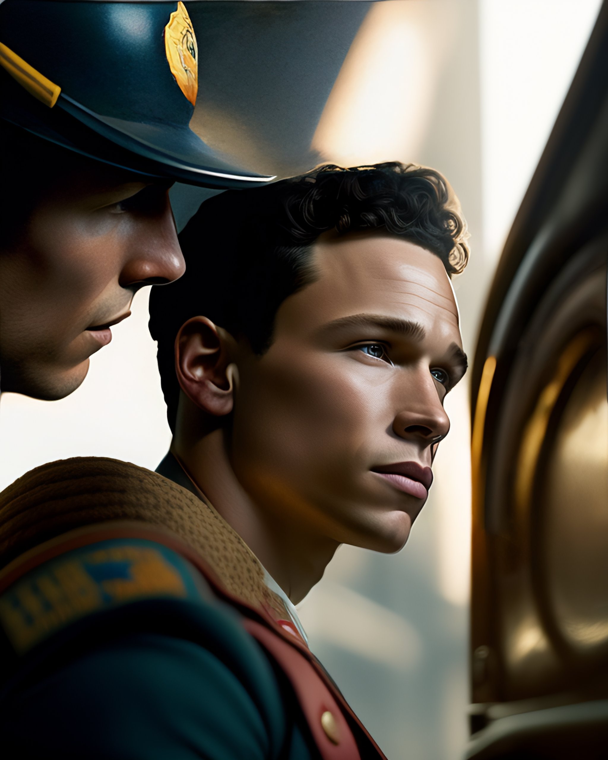 Lexica - Close up of finn cole fighting global warming and draught ...