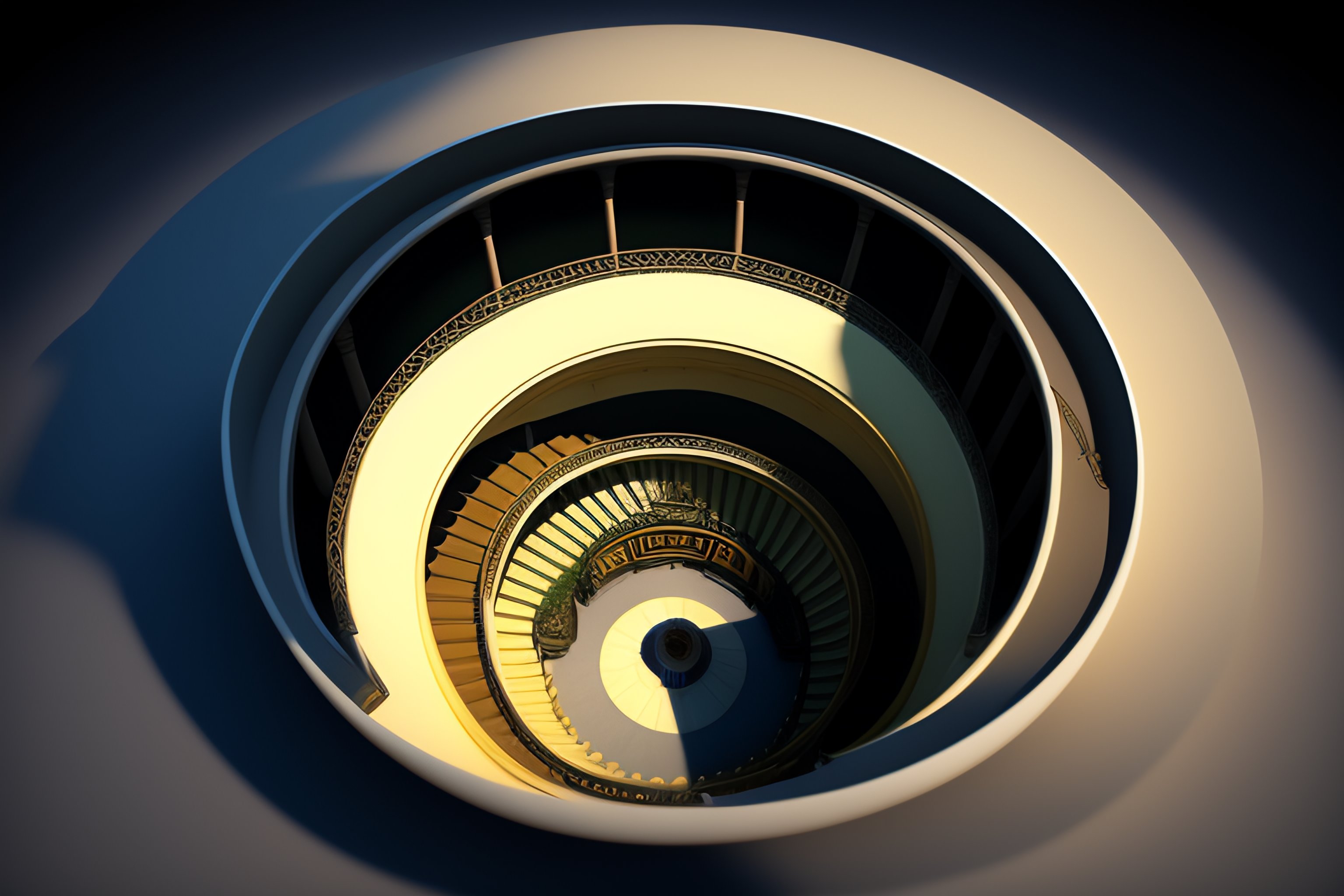 Lexica - Dome simple with height of 29 Meters and a spiral staircase on ...