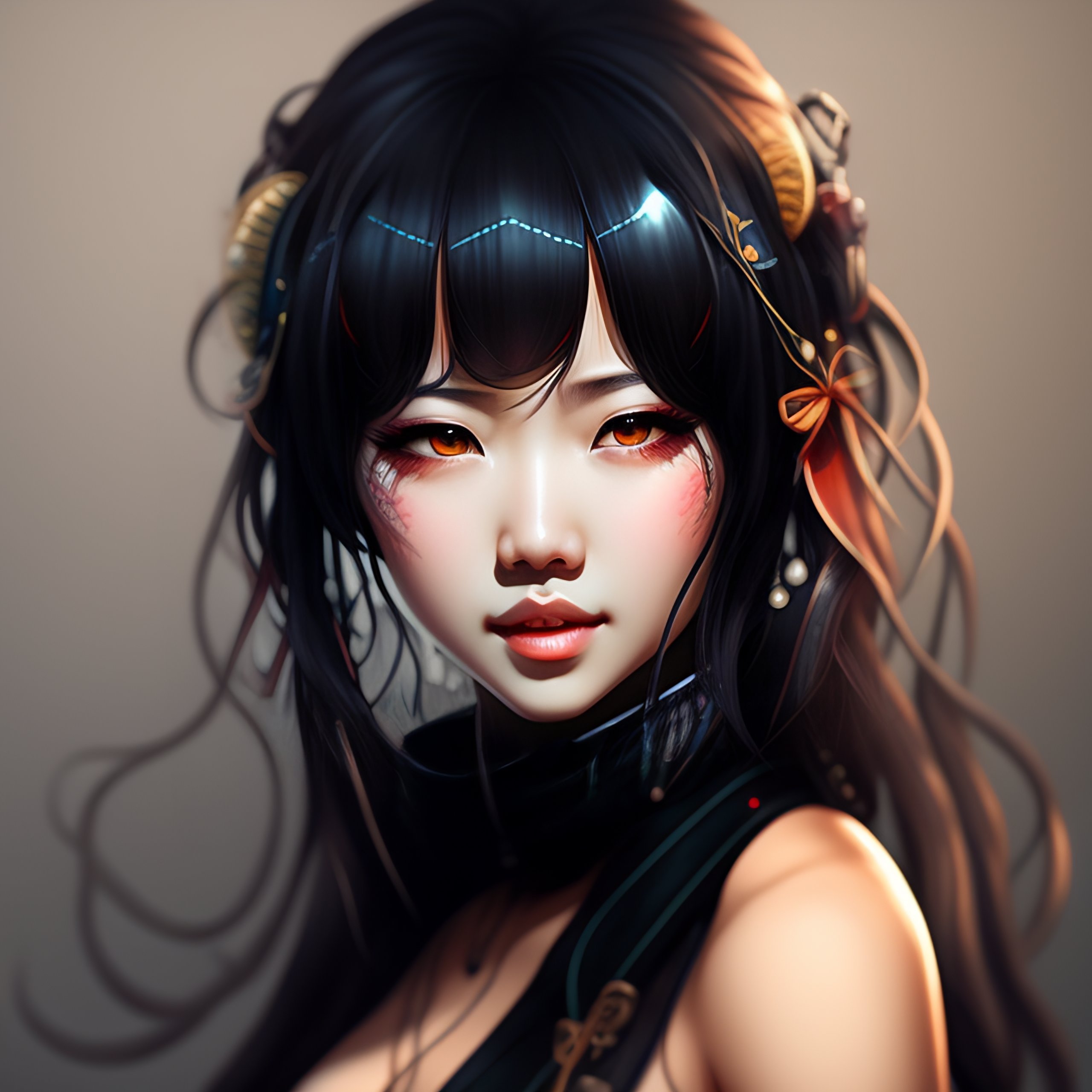 Lexica - Anime snake girl portrait, ultra realistic