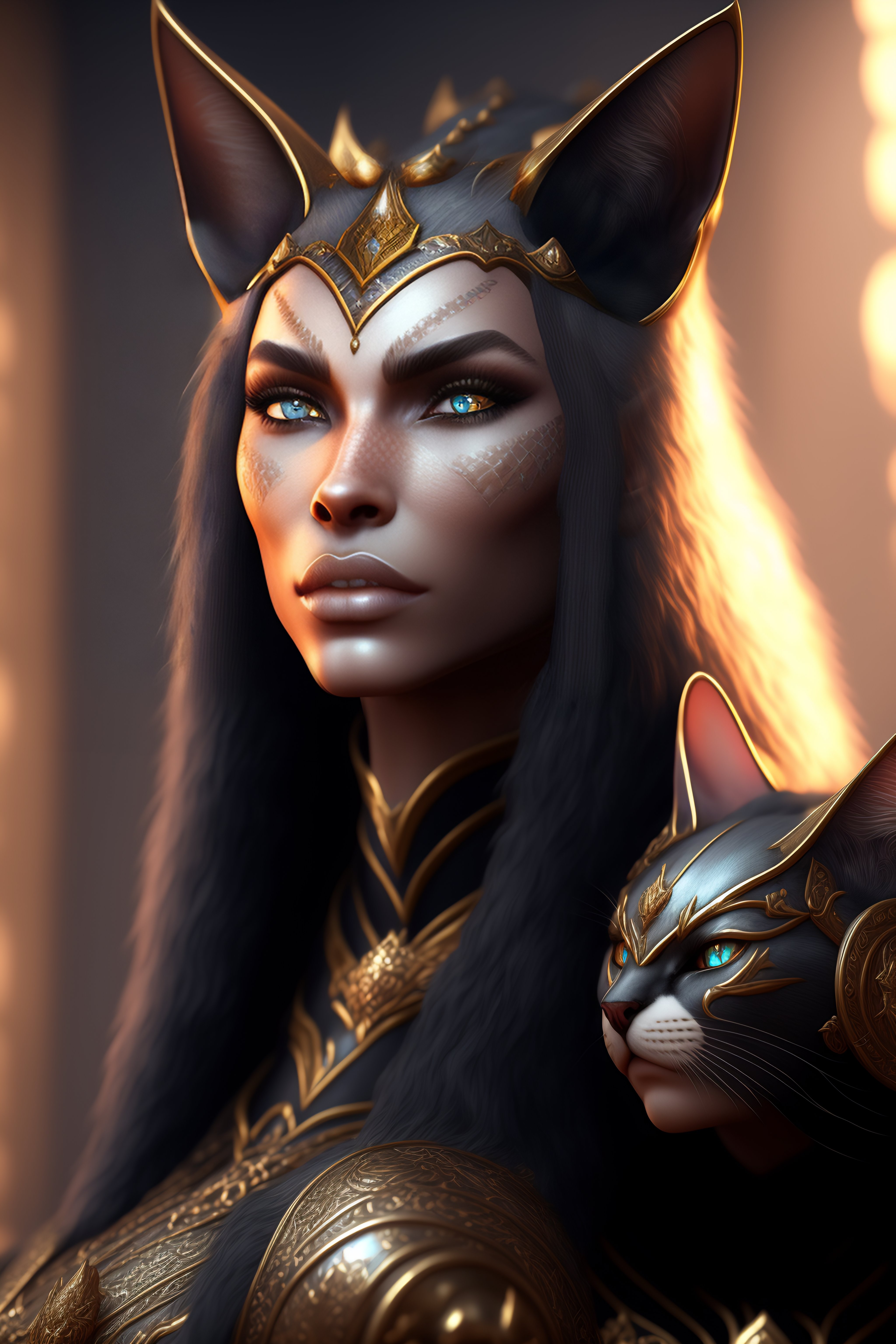 Lexica - Race of cats in the fantasy world of dnd Conceptual art ...