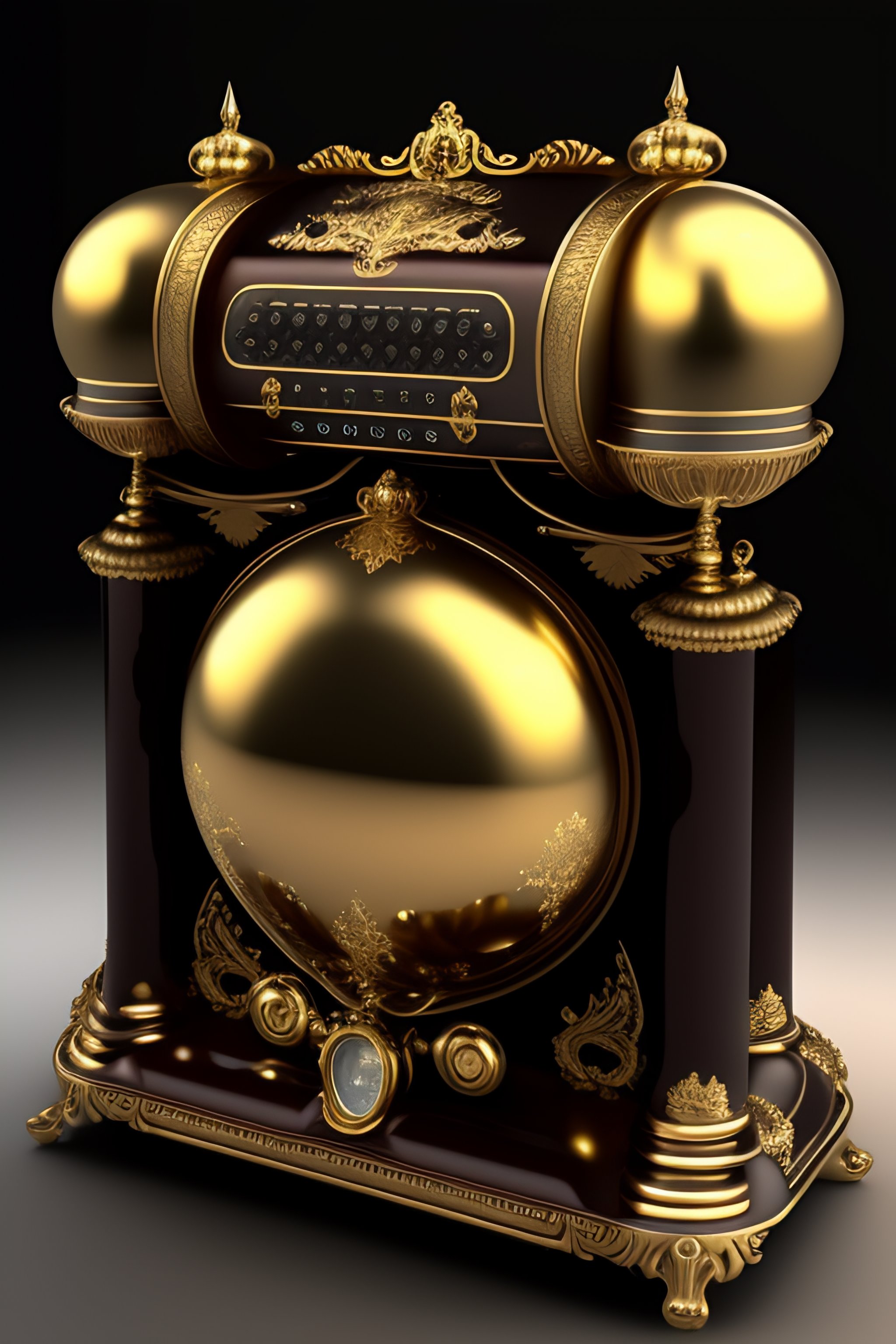 Lexica - Hyperrealistic neo - rococo steampunk ps5 console. highly ...