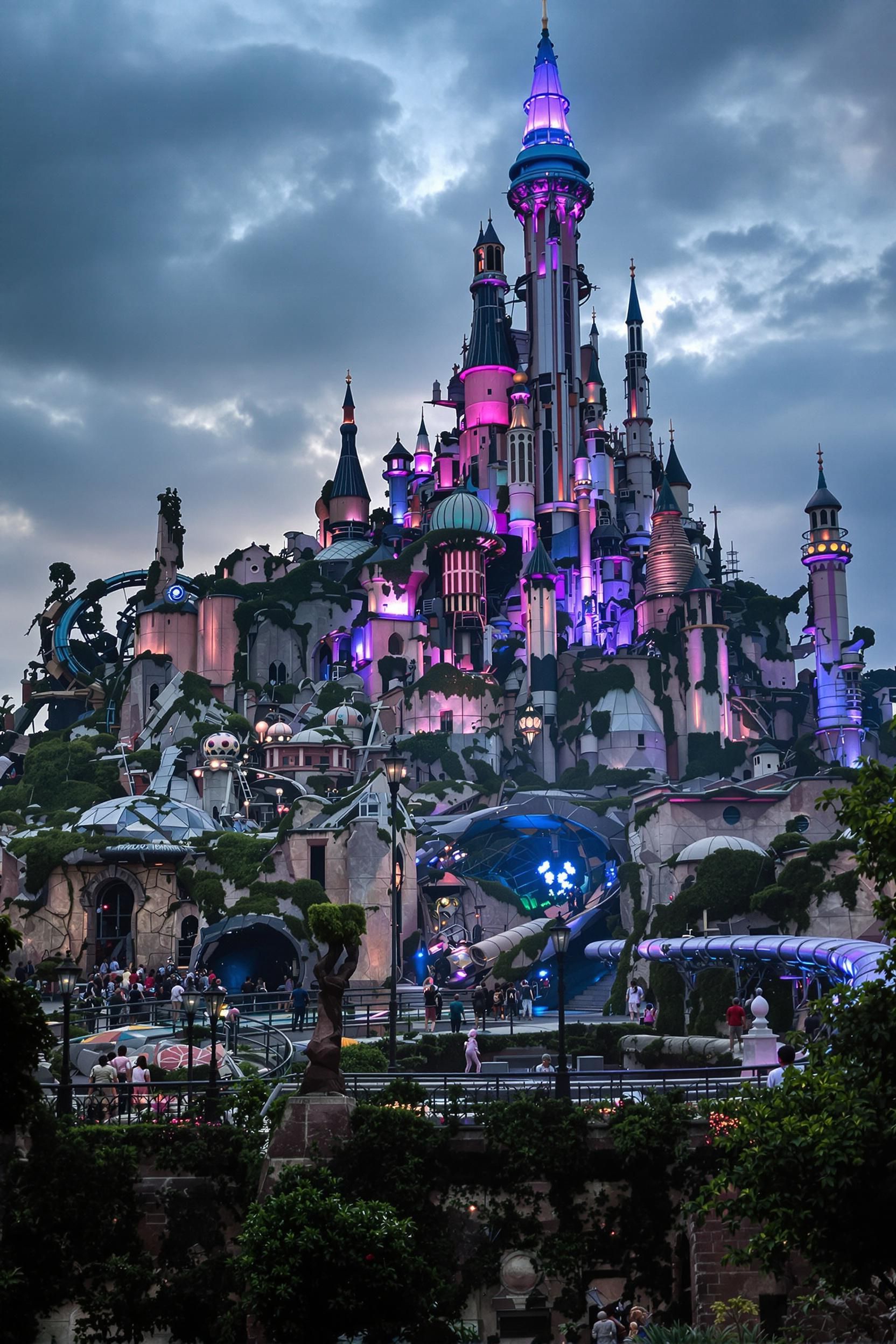 Lexica - Post apocalyptic walt disney work magic kingdoms