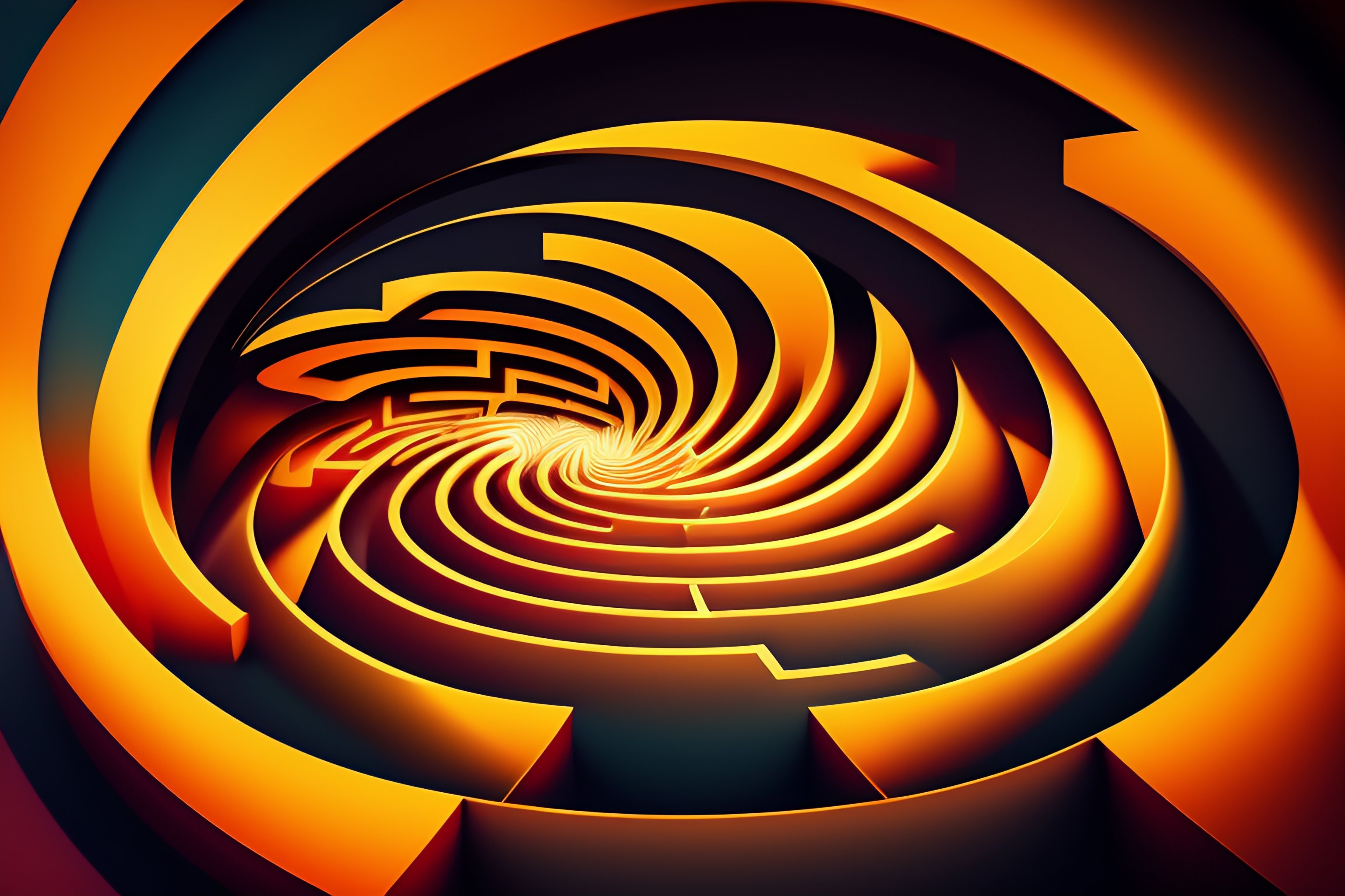 Lexica - A maze in swirling infinite light, undulating geometry ...