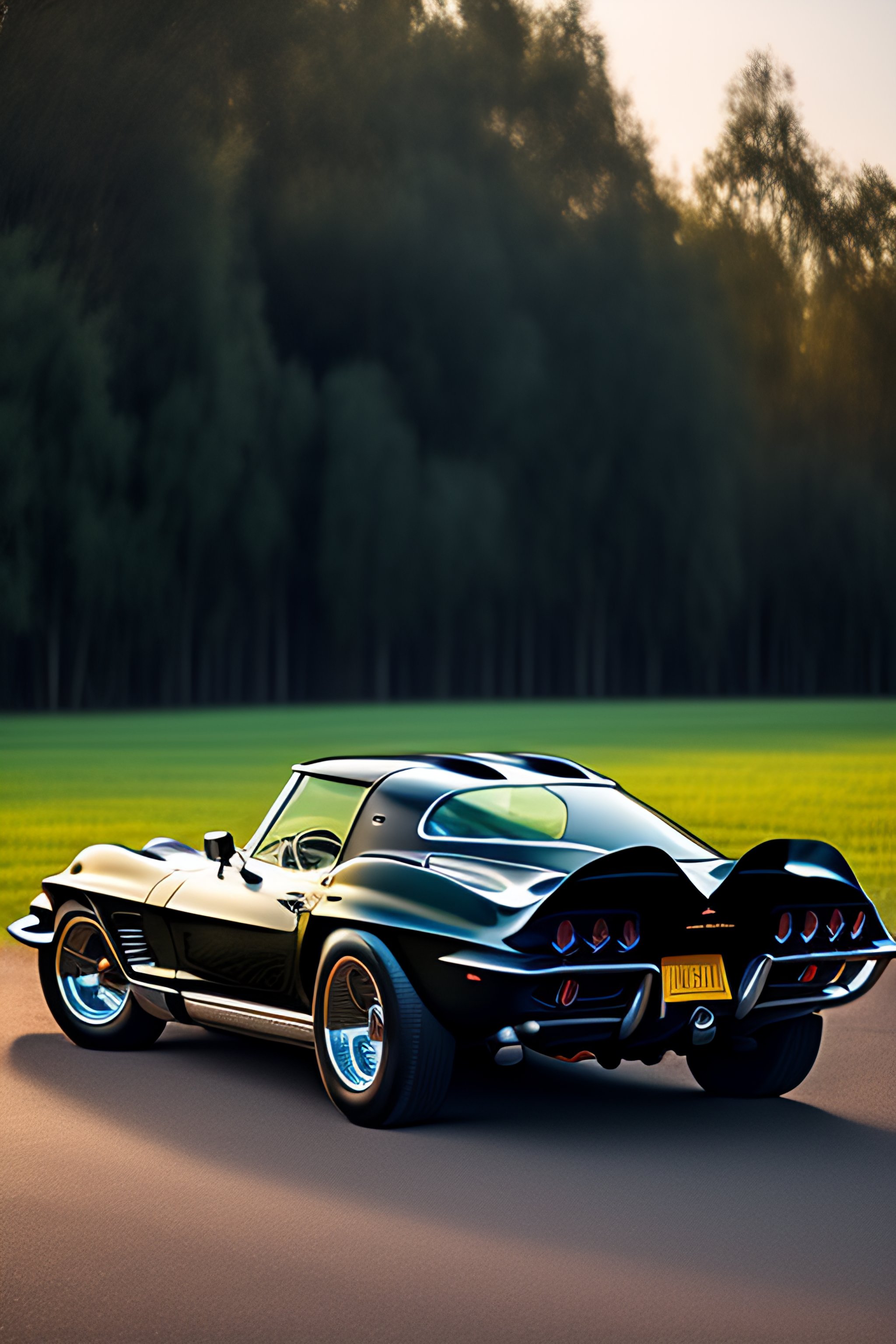 Lexica - Corvette C3 in dark