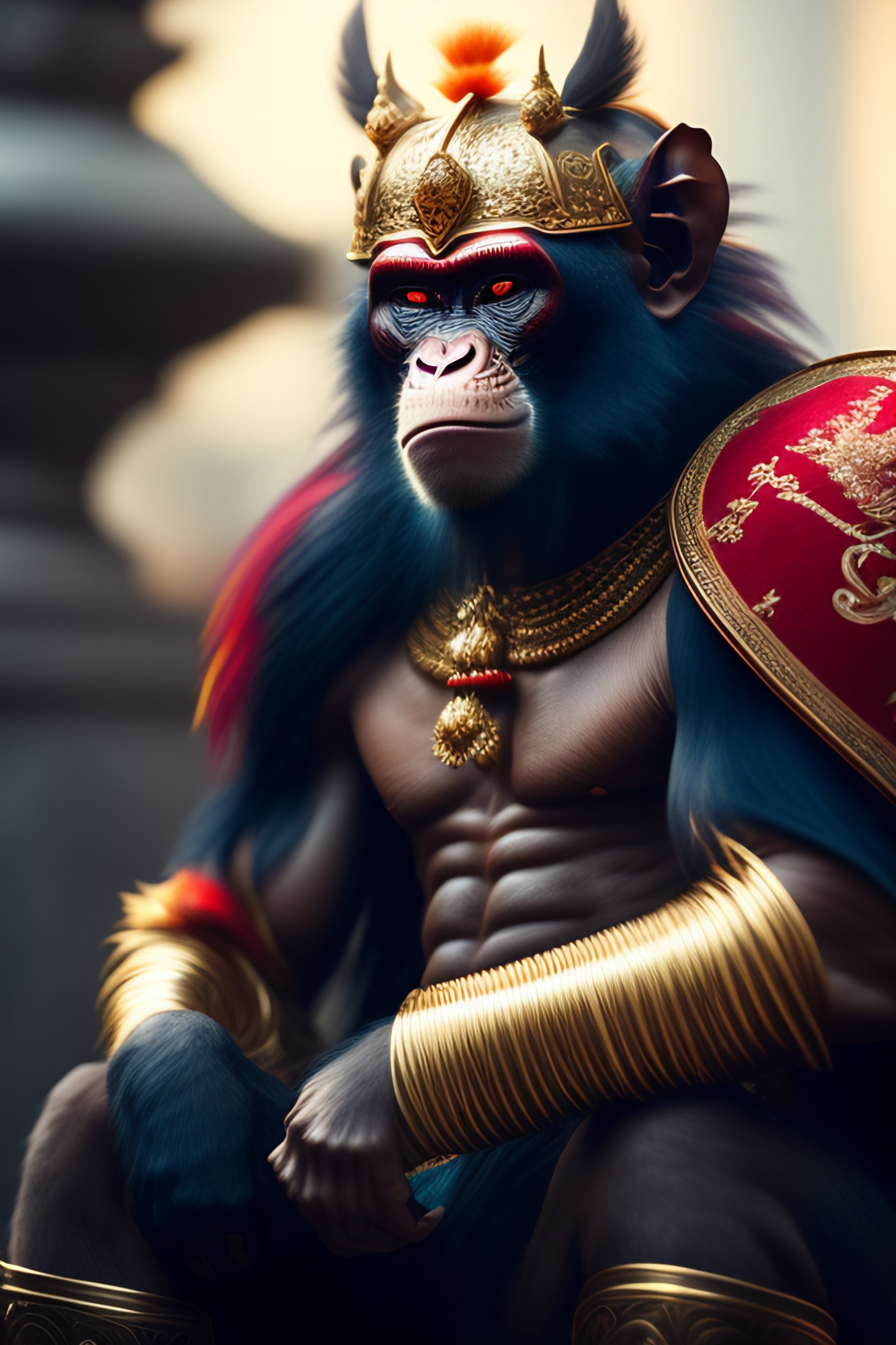 Lexica - The monkey king is sad when the market crashes