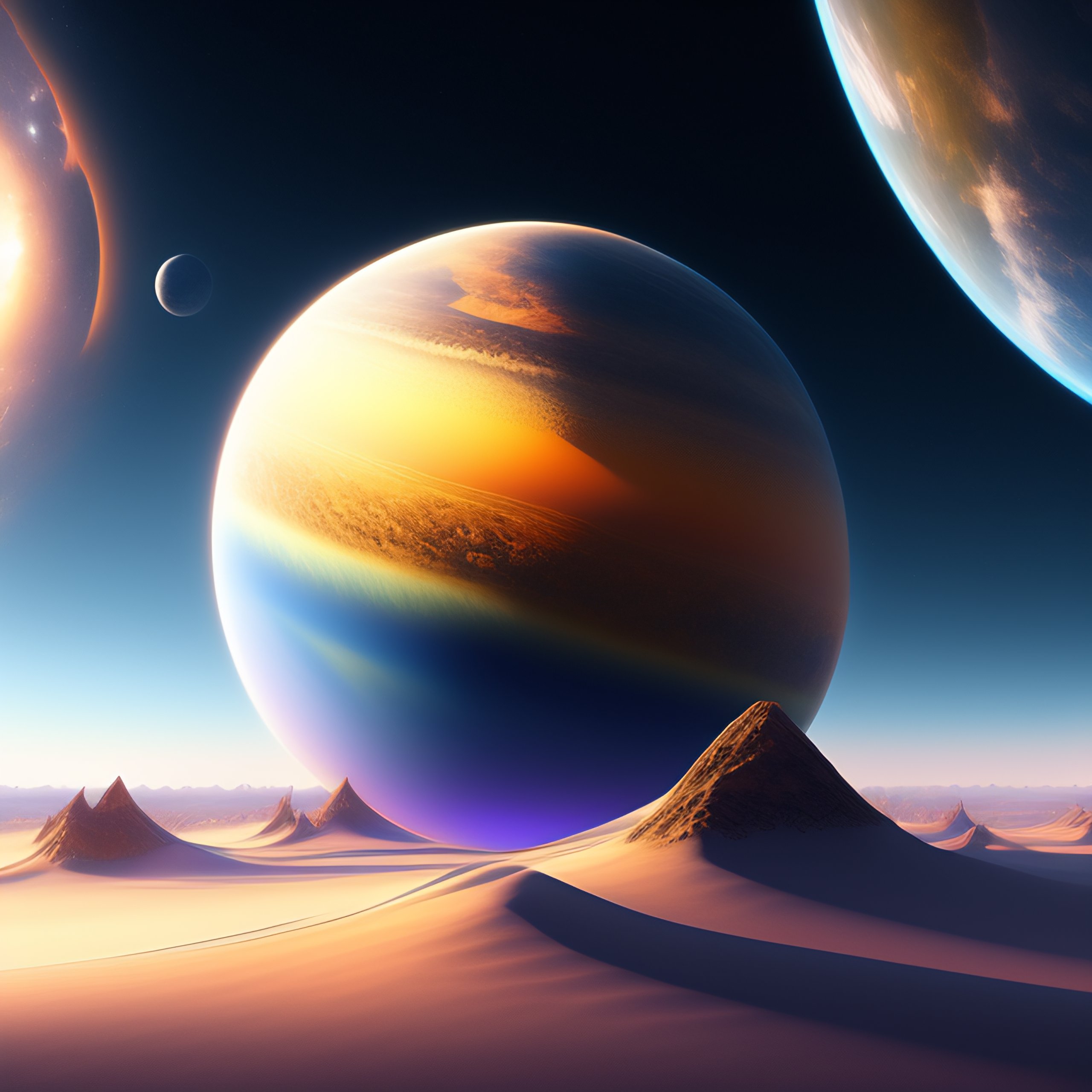 Lexica - A cute planet, digital painting, concept art, soft light, hdri ...