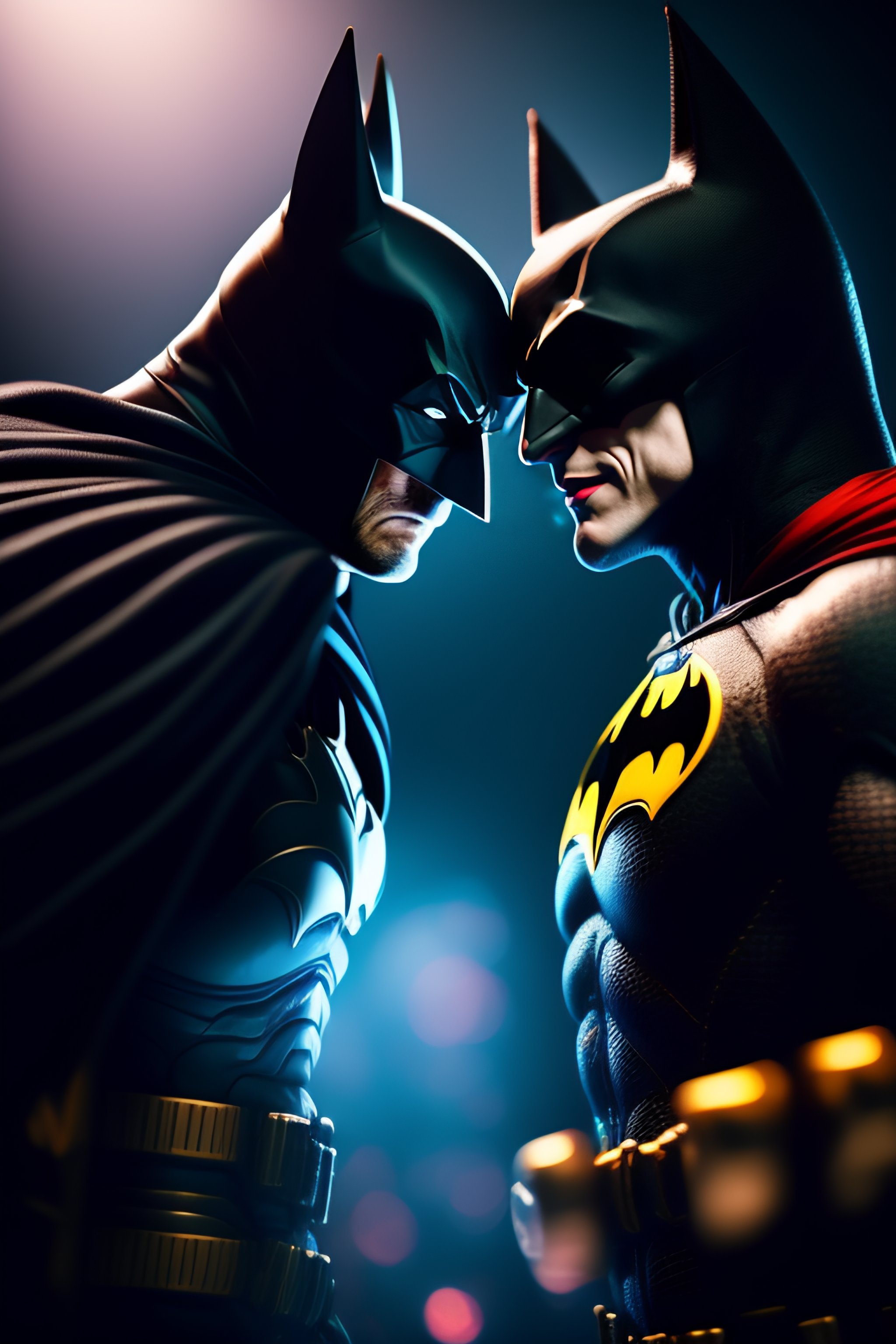 Lexica - Batman throwing joker in space, cinematic composition ...