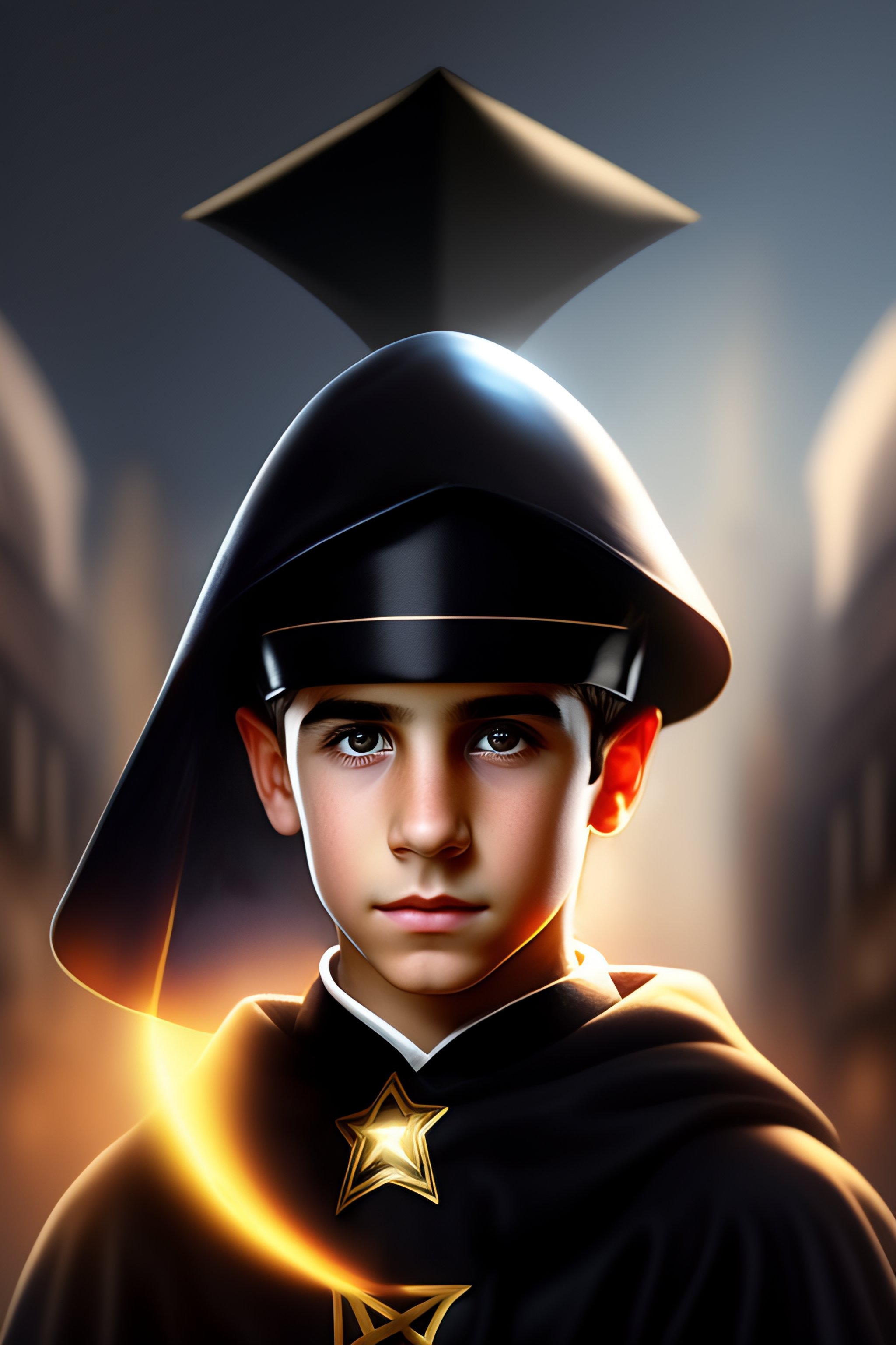 Lexica - An Israeli Jewish boy, ultra-Orthodox, superhero, wearing a ...