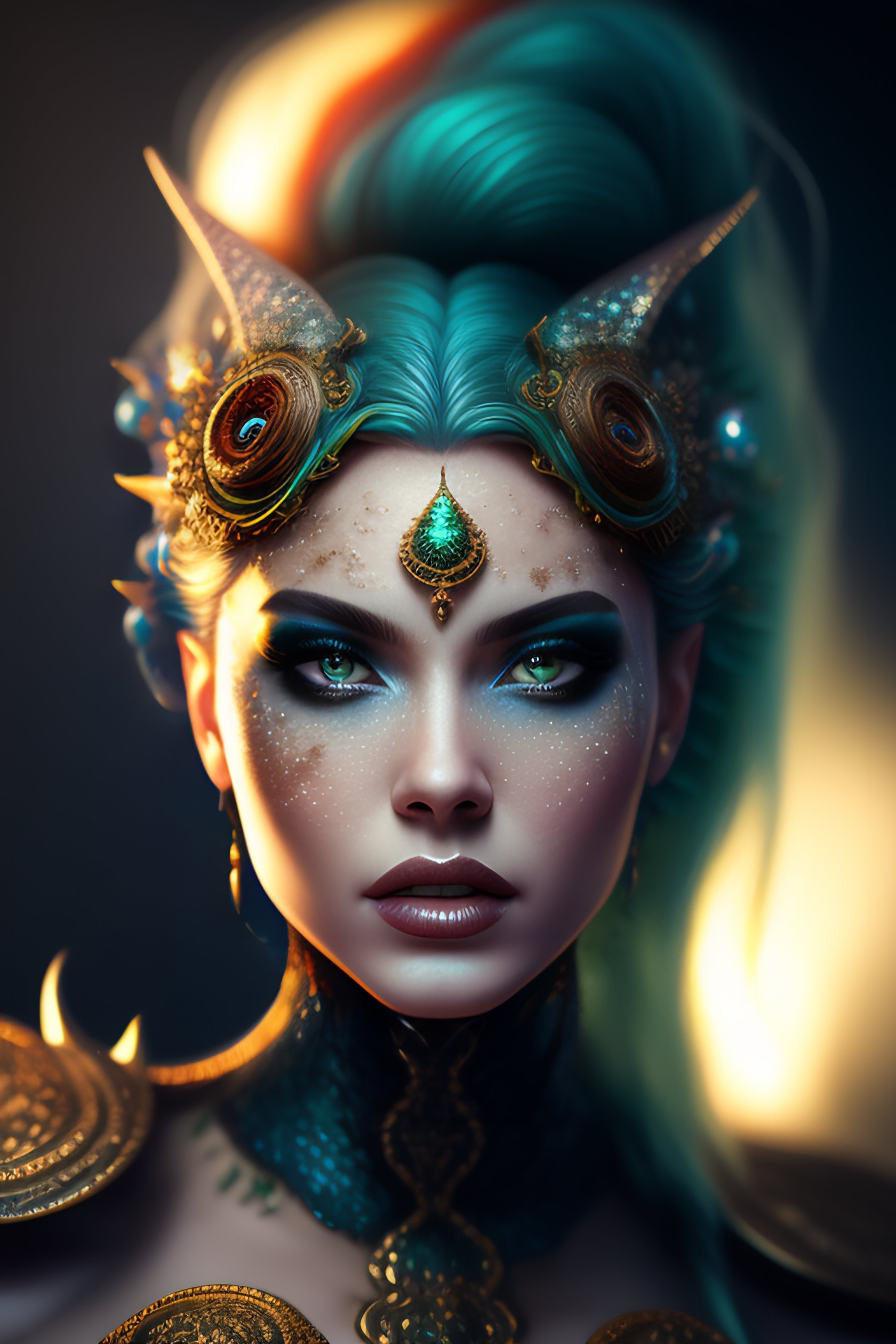 Lexica - A mermaid zombie horror ghost gross decaying in a whirlwind of ...