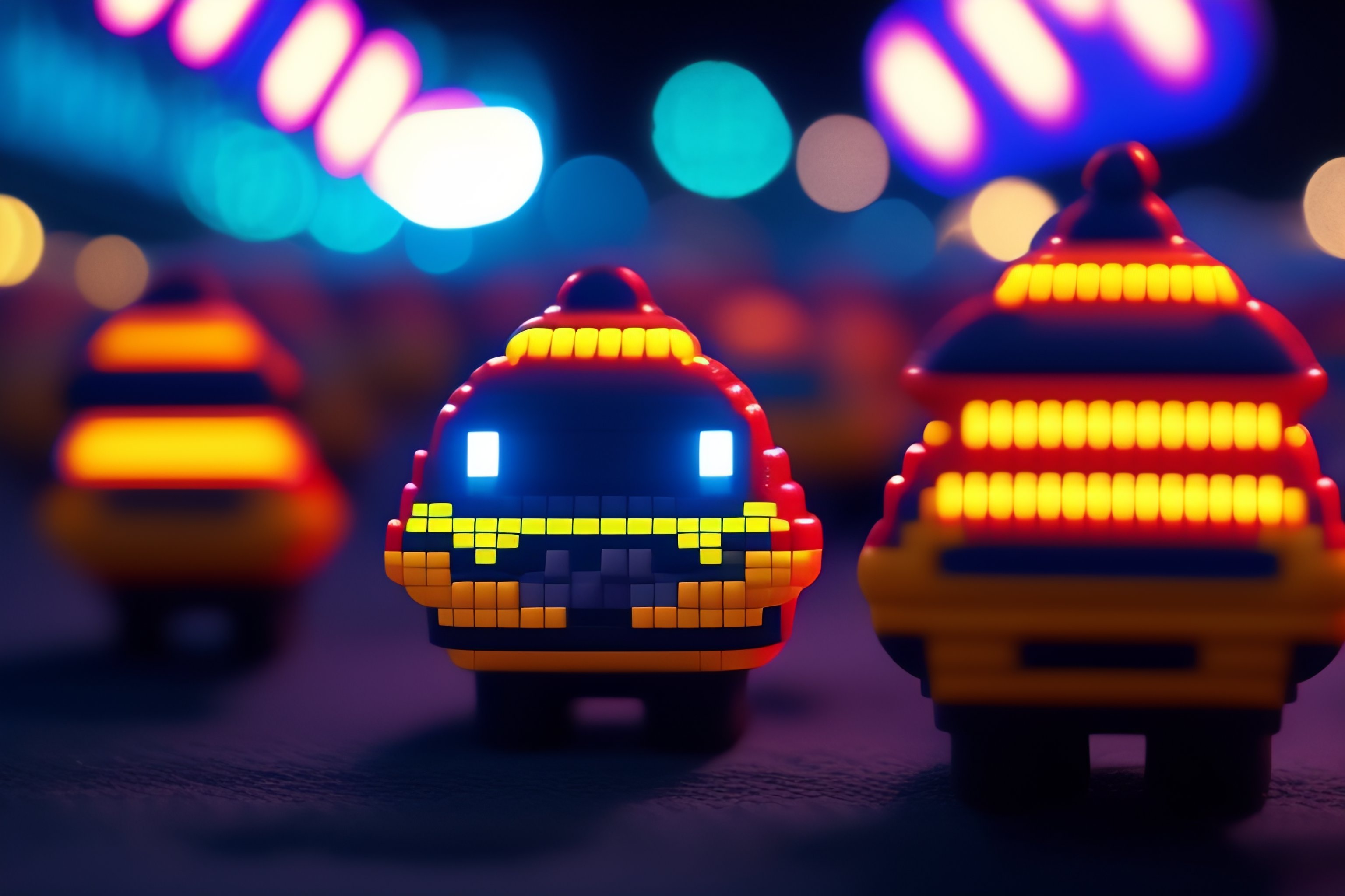 Lexica - Space Invaders are threatening an alien family, scene from ...