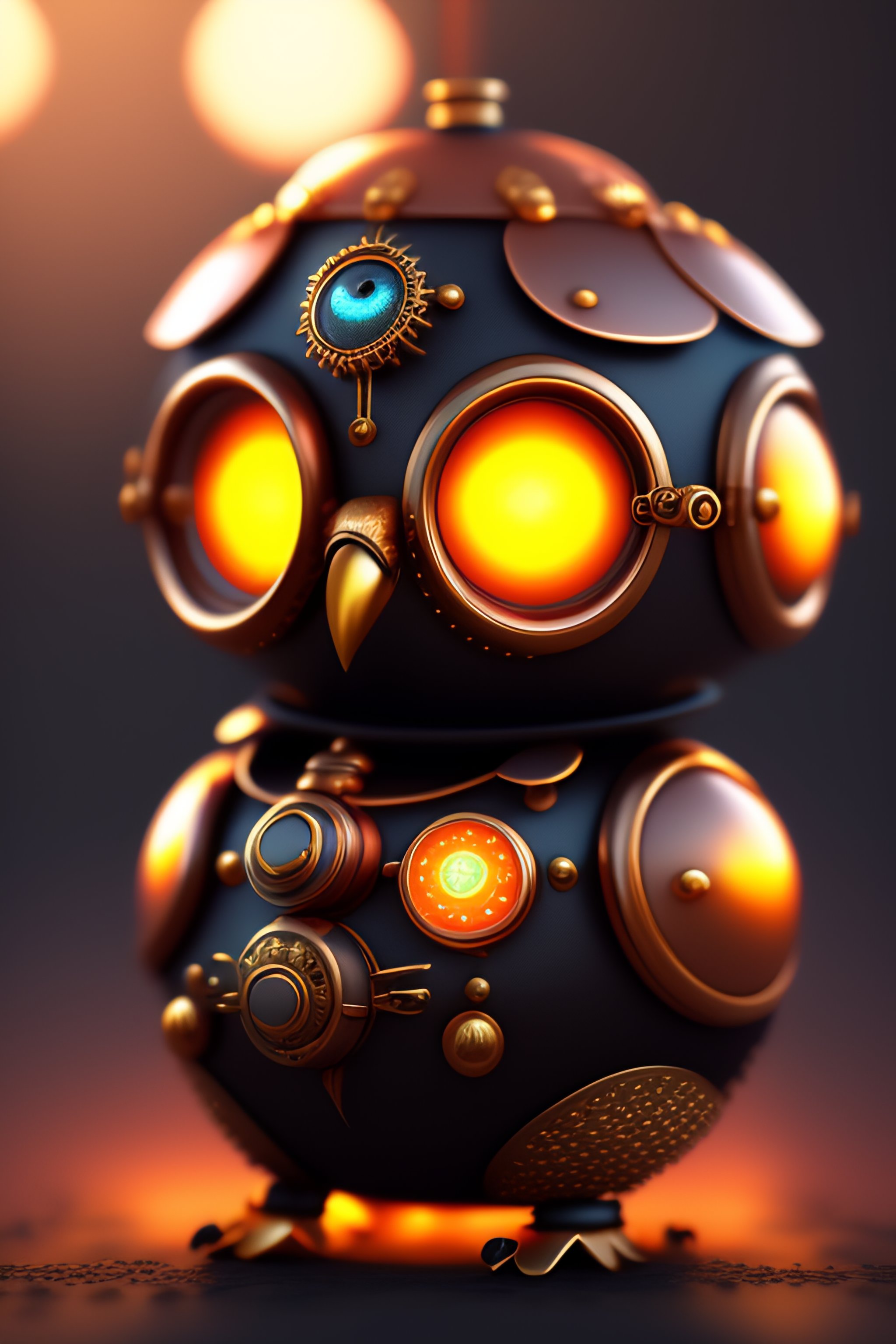 Lexica - A cute adorable portrait of a rusty and dirty steampunk ...