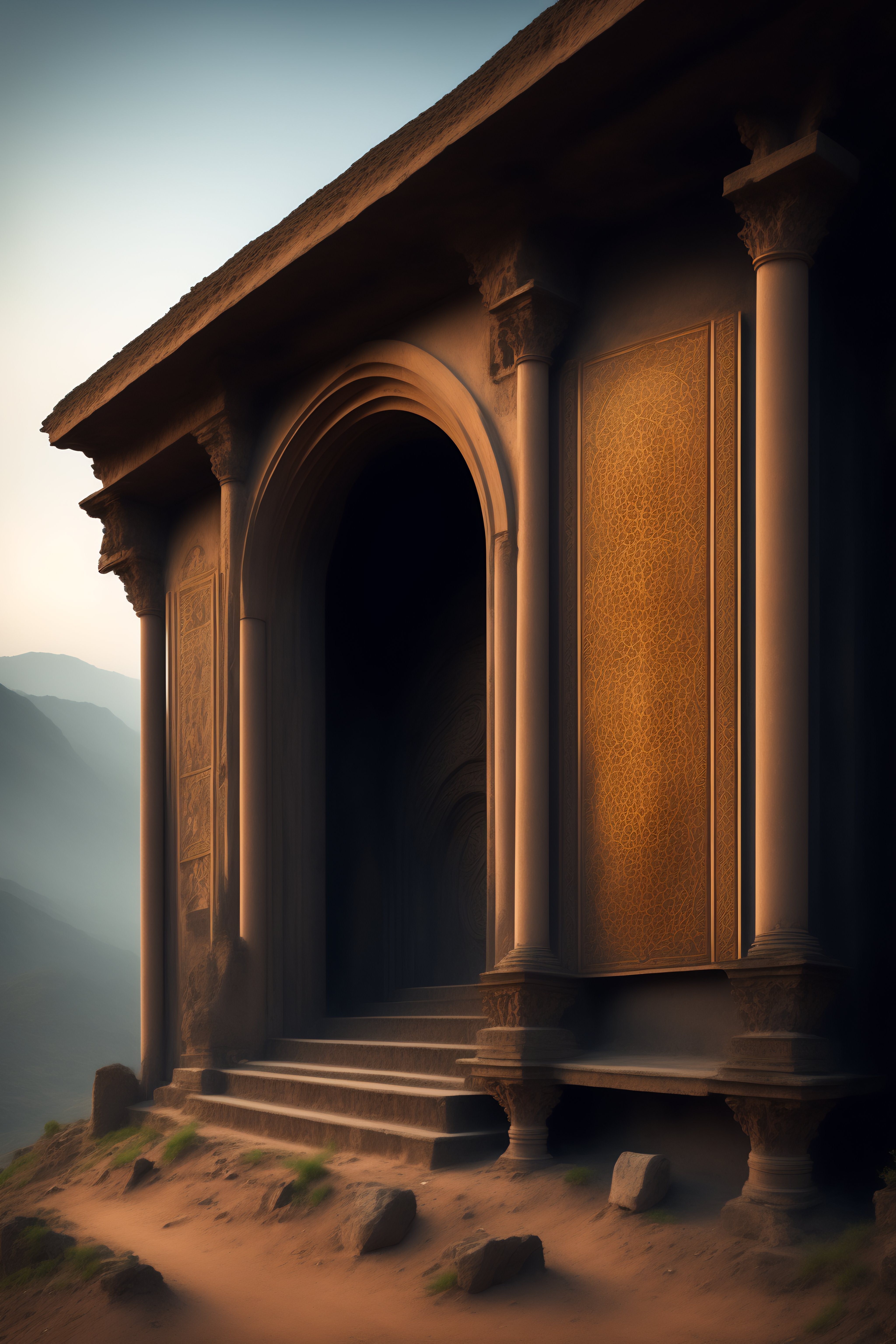 Lexica - Portrait of old relics