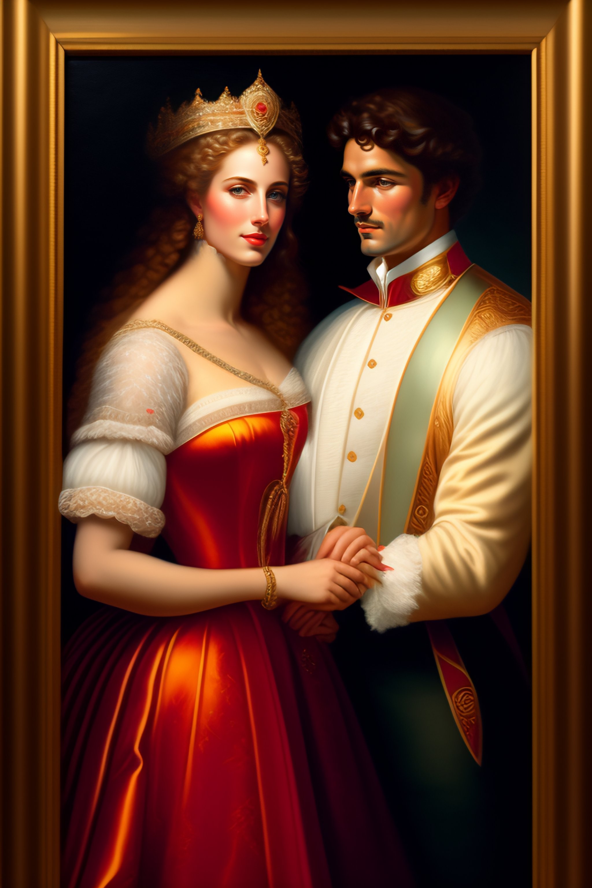 Lexica - The Three Lovers" - In this painting, three people stand ...