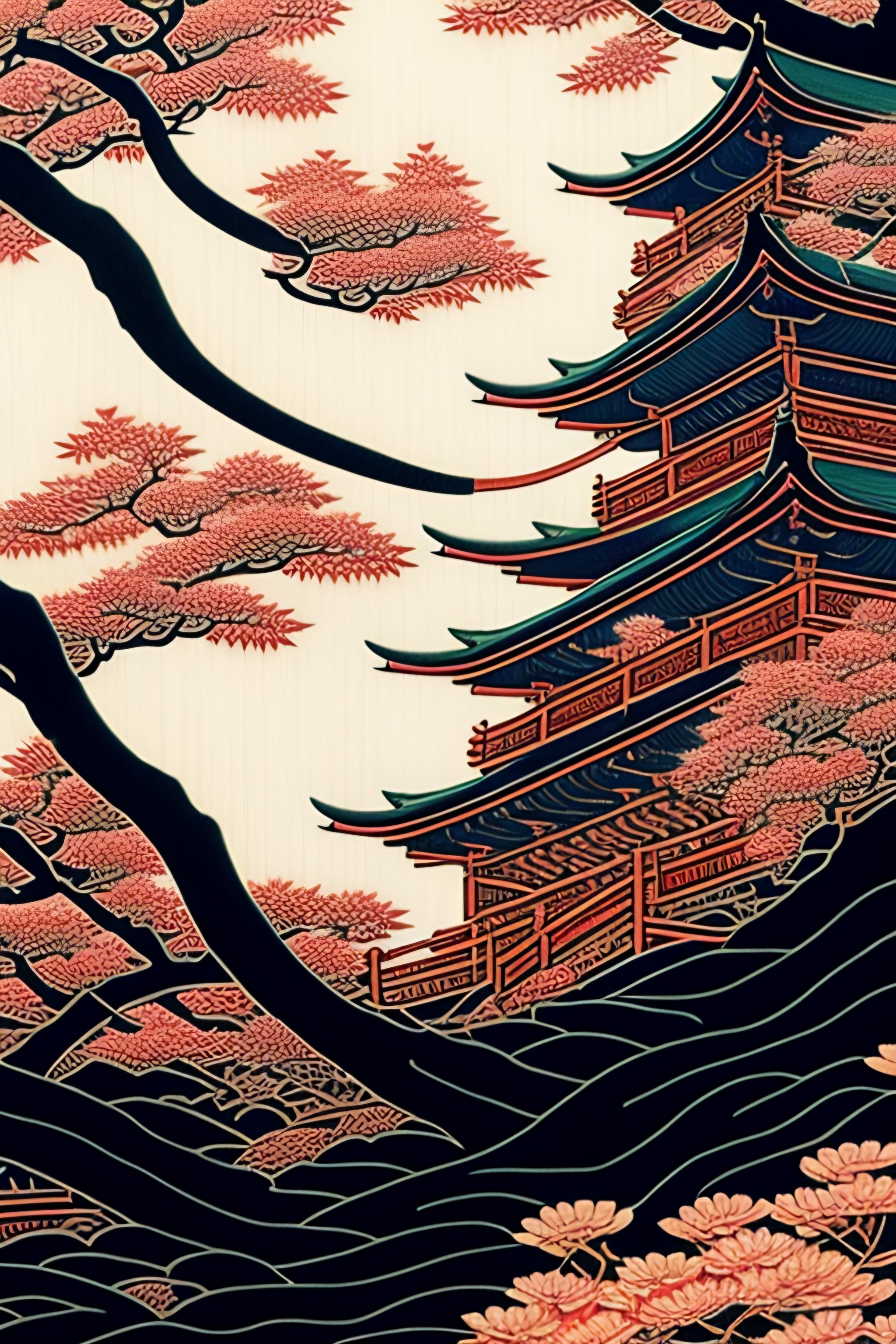 Lexica - Woodblock print by Taguchi Tomoki, Yatsuo no Tsubaki ...