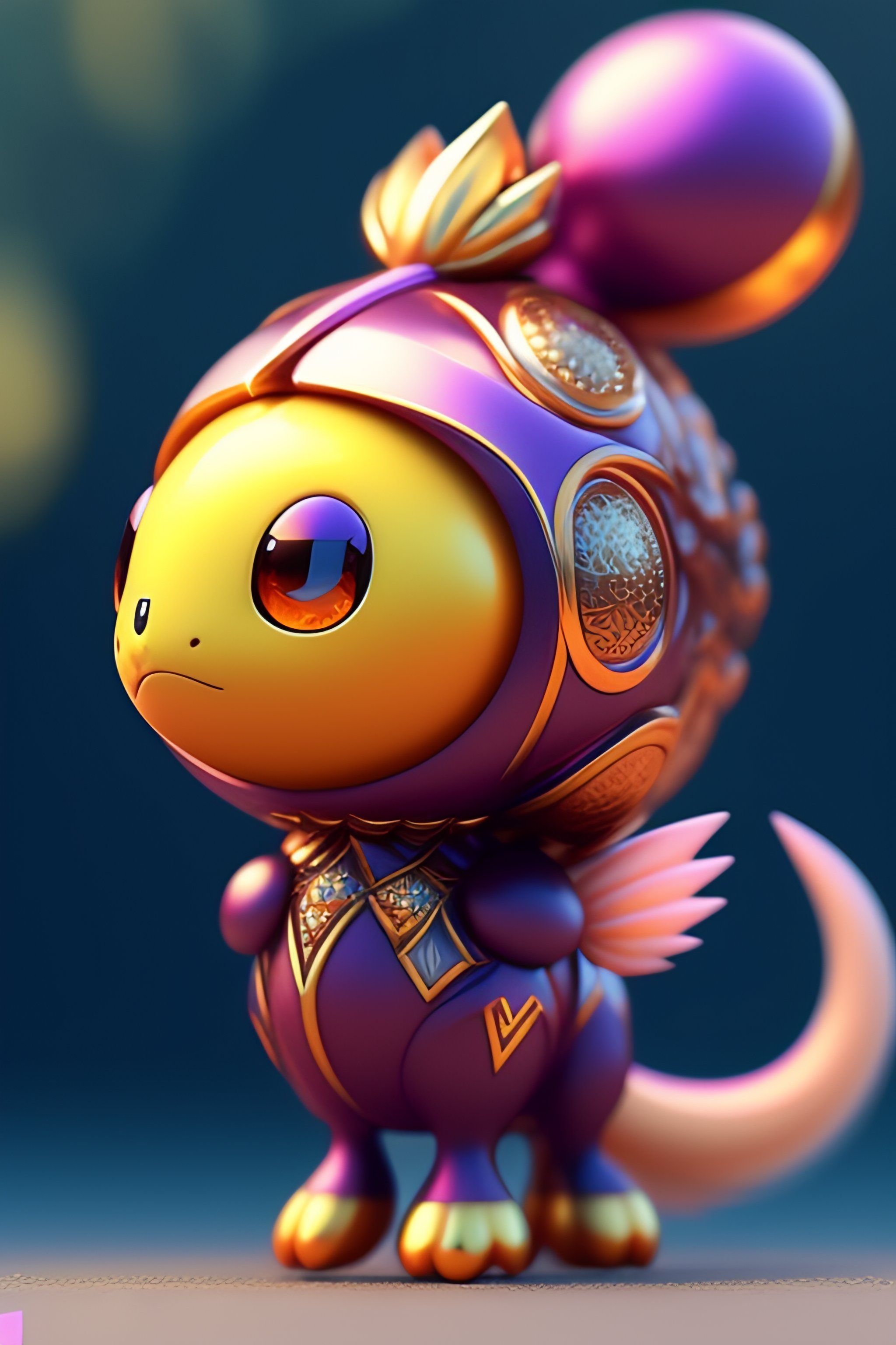 Lexica - A cute psychic type pokemon:: by beeple and James Gilleard and ...