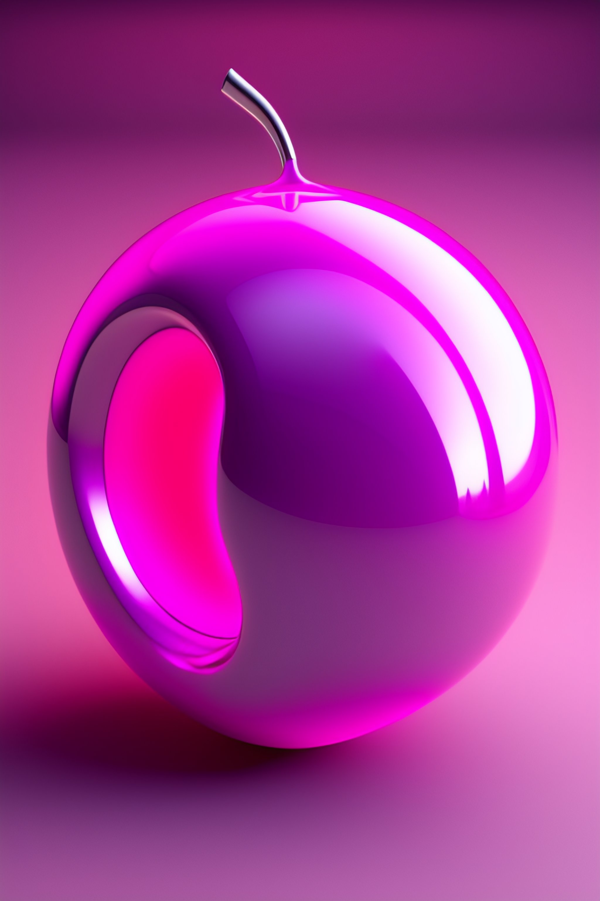 Lexica - A 3D Unreal Engine render of a pink hypo on a desaturated pink ...