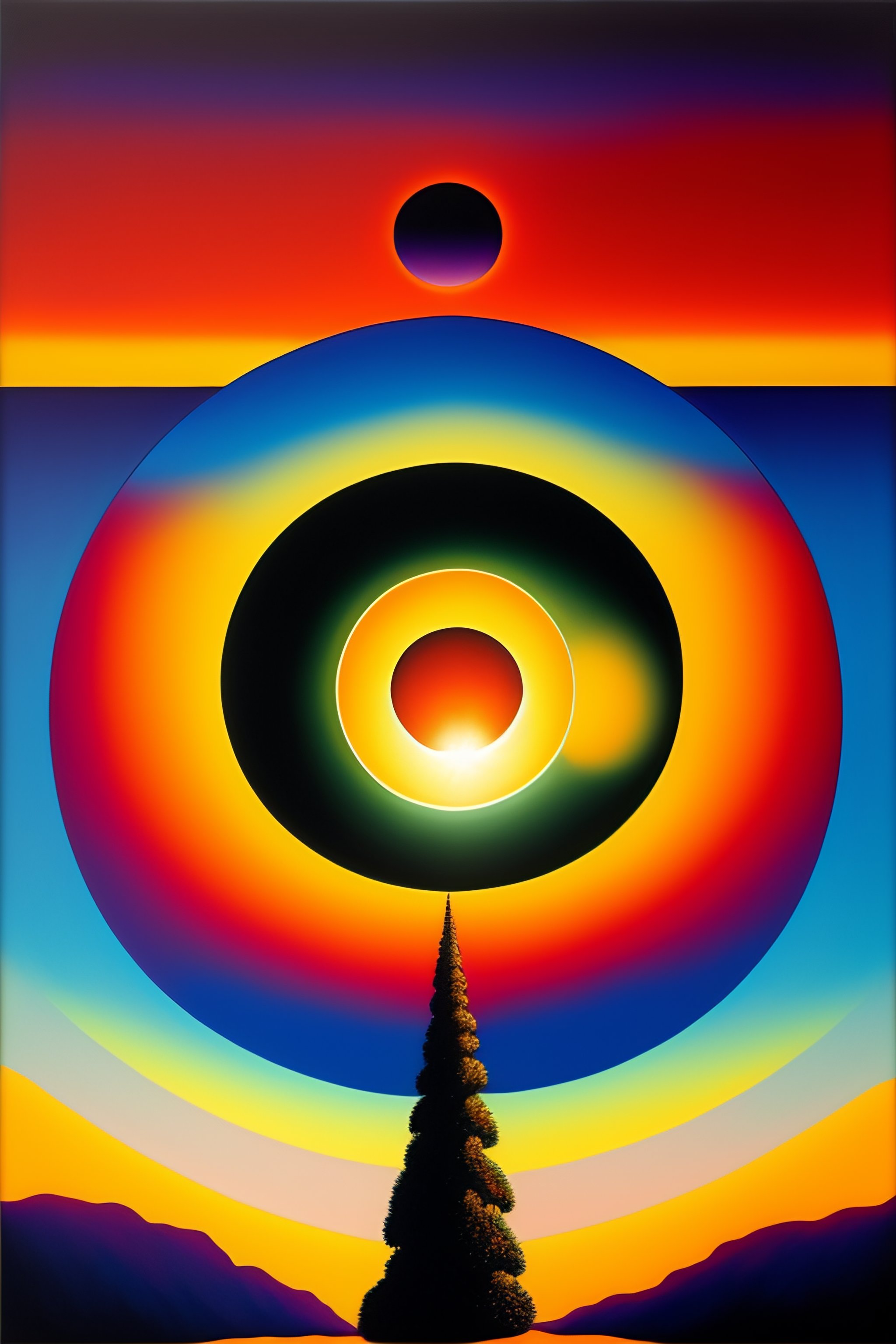 Lexica - The Sun radiates with optimism and positivity. A large, bright ...