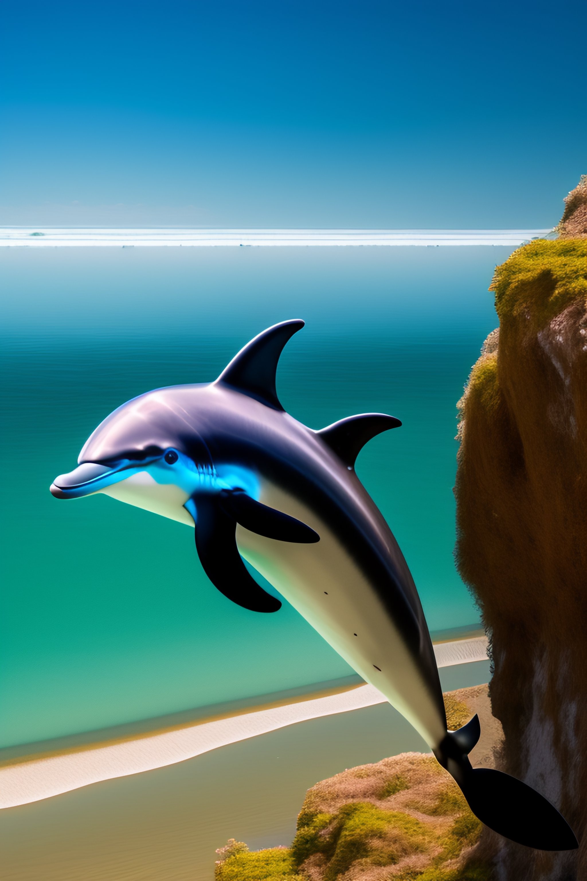 Lexica - Normal Dolphin,4k, with canon