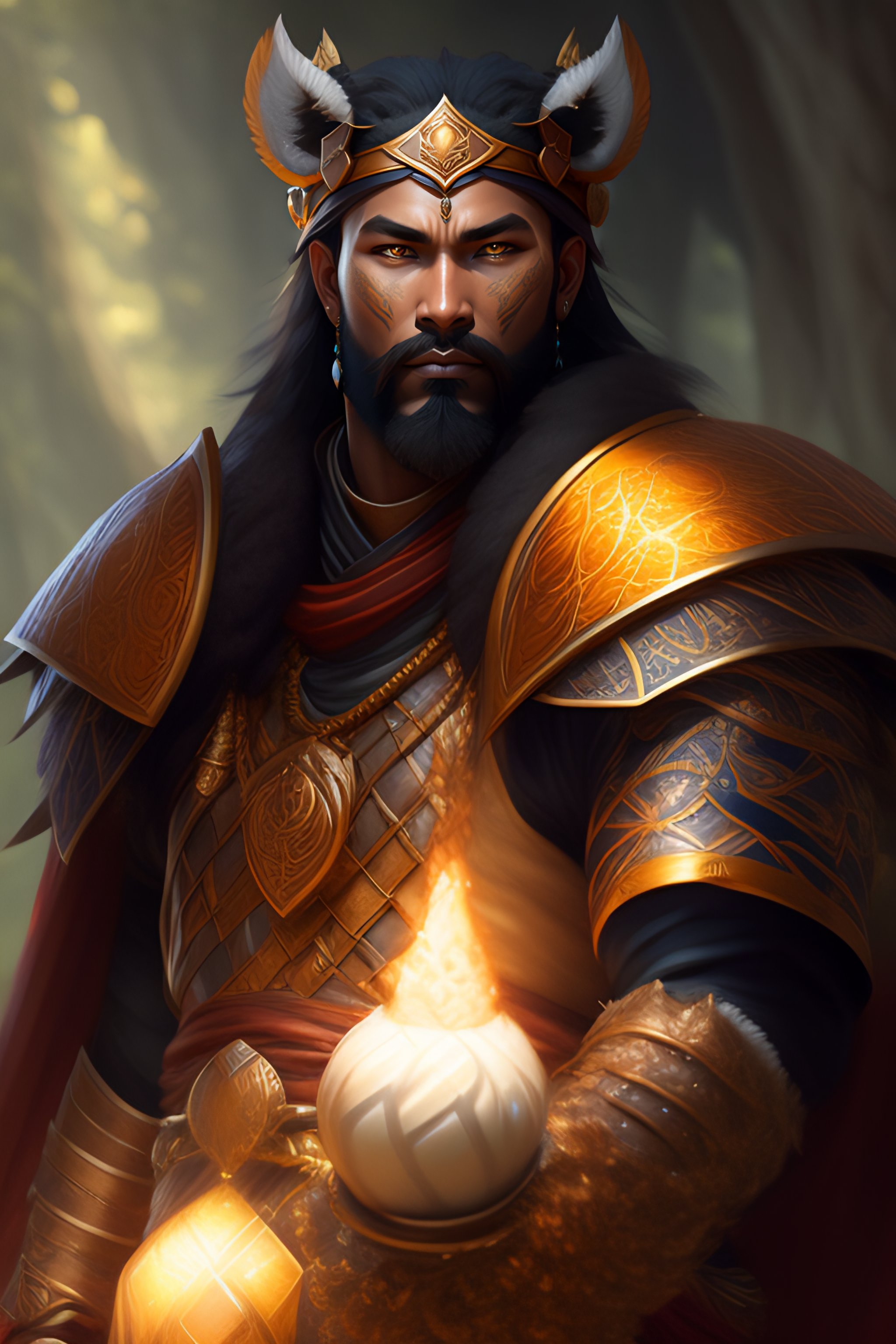 Lexica - Druid, tiger, samurai, by justin gerard and greg rutkowski ...