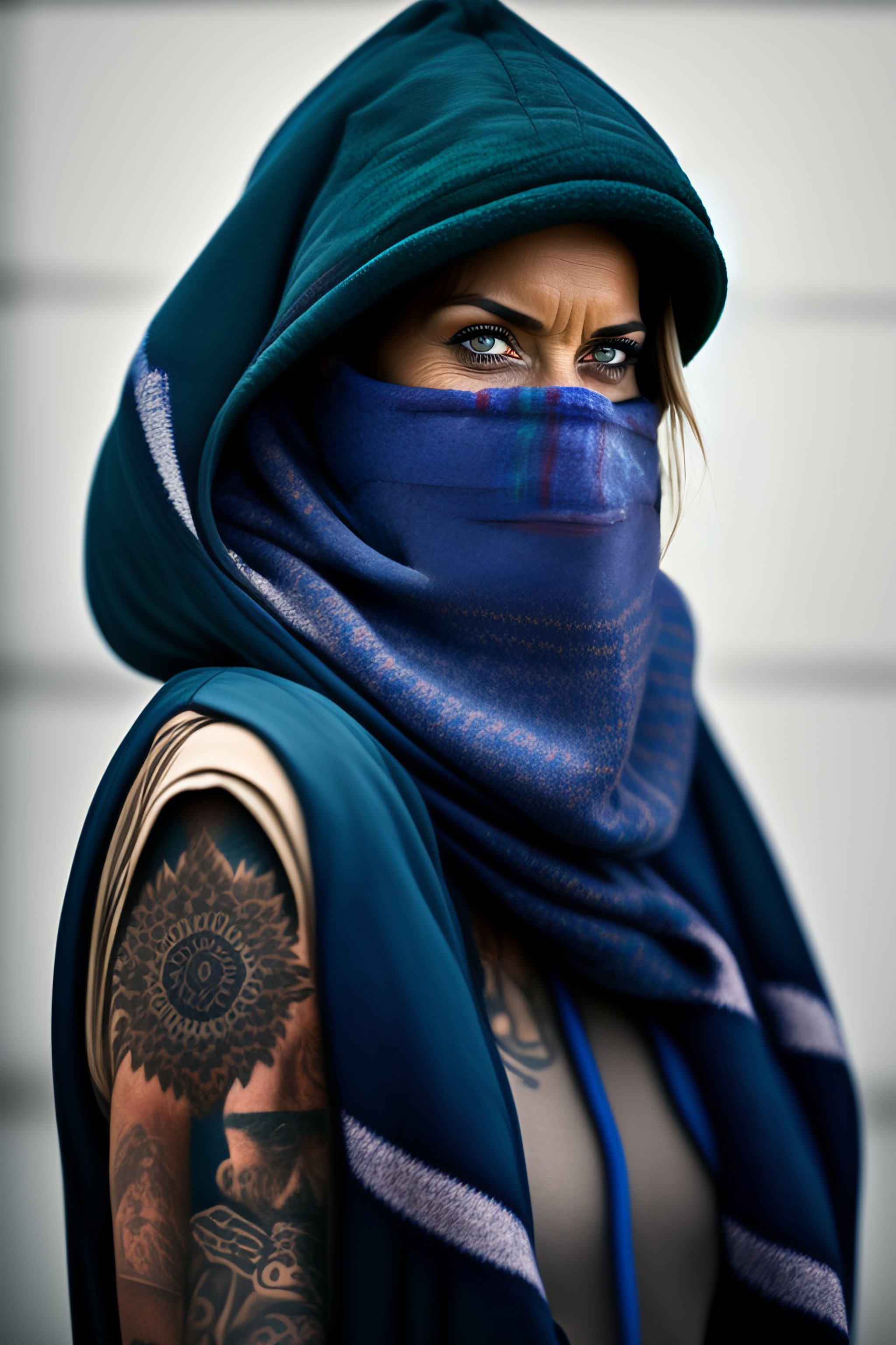 Homeless Face Tattoos