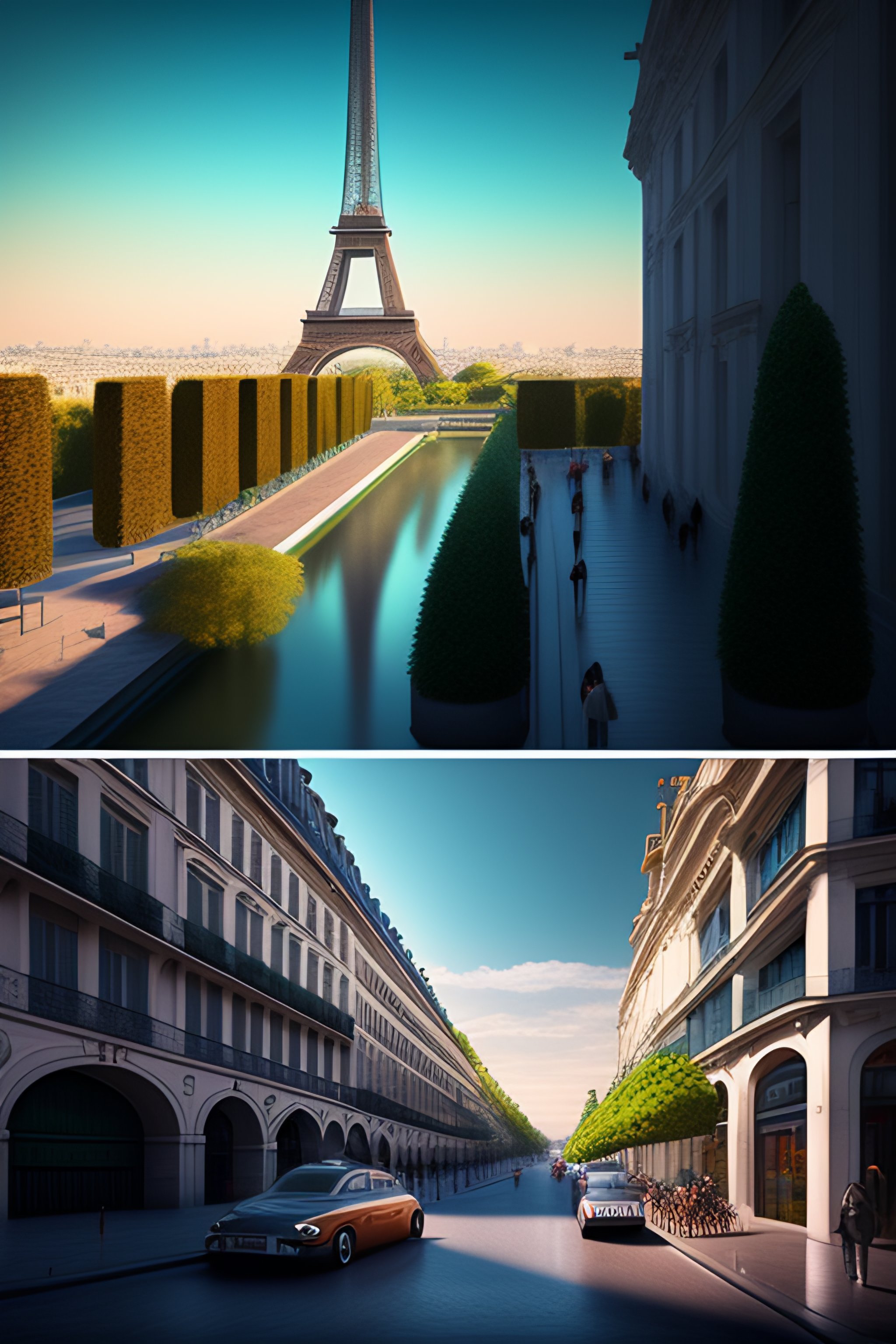 Lexica - Paris in 2050 photo realist