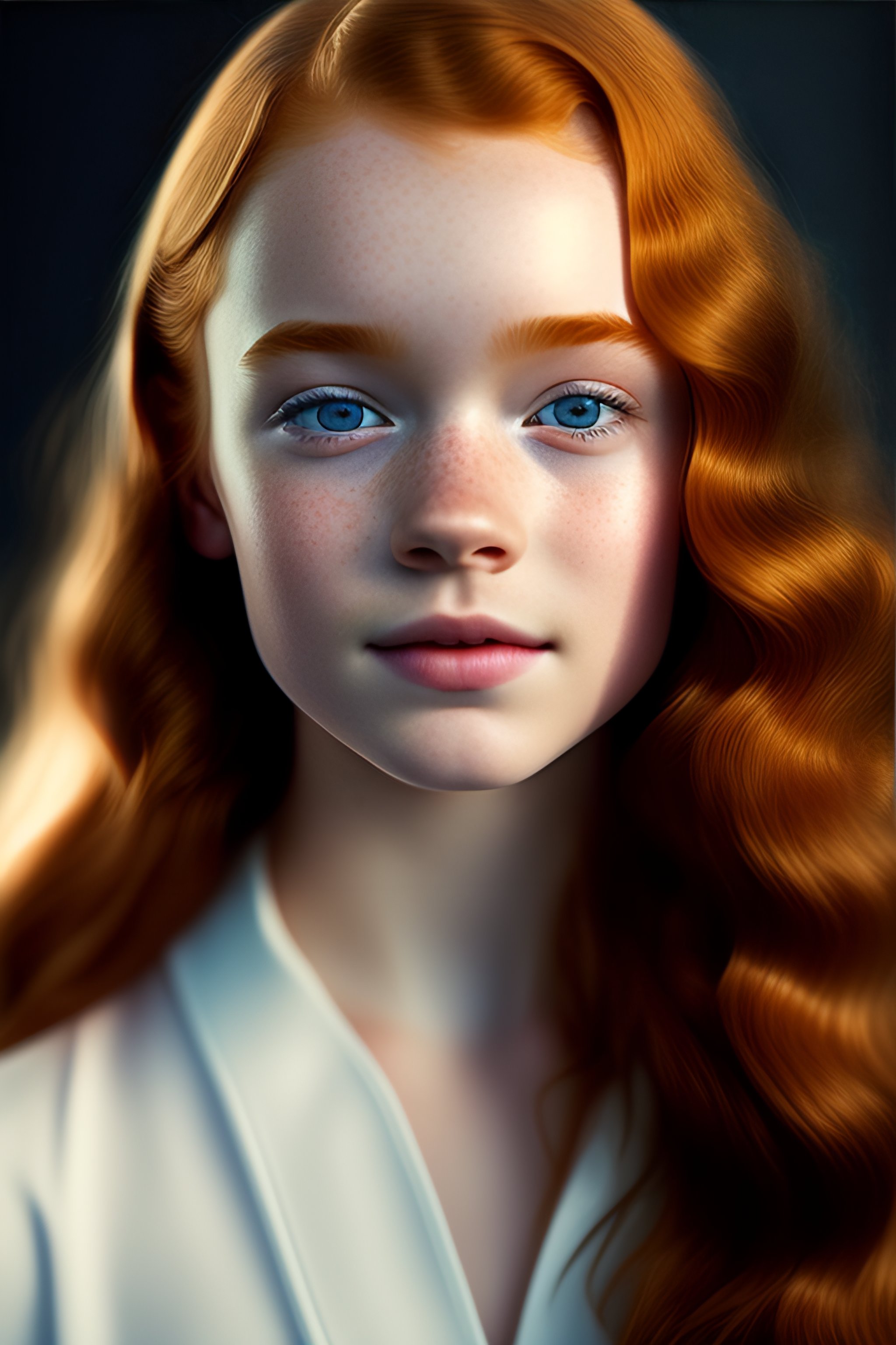 Lexica - Epic masterpiece young ginger Sadie Elizabeth Sink, sweaty ...