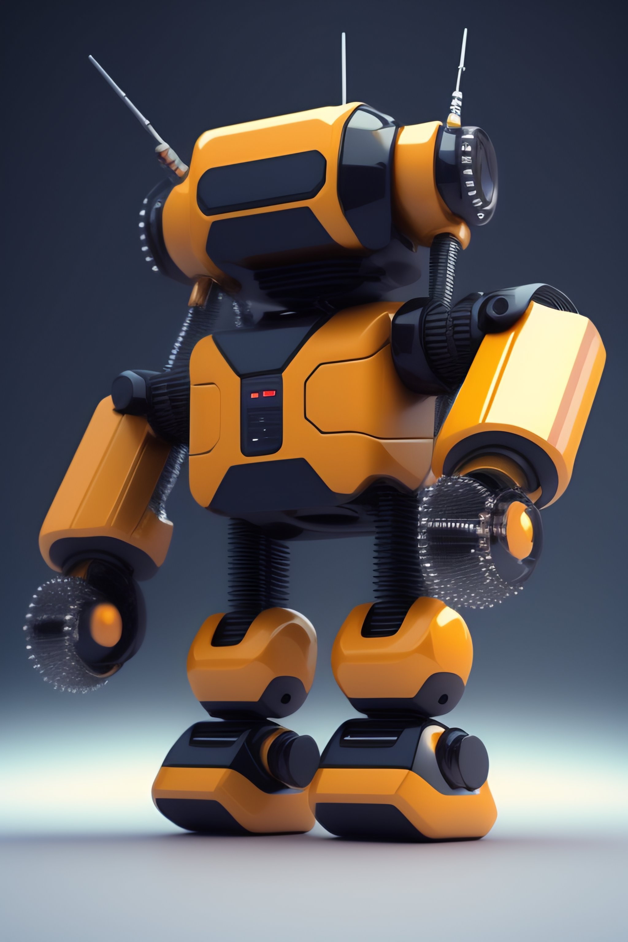 Lexica - A robot made from modular synthesizers with tools in hand ...