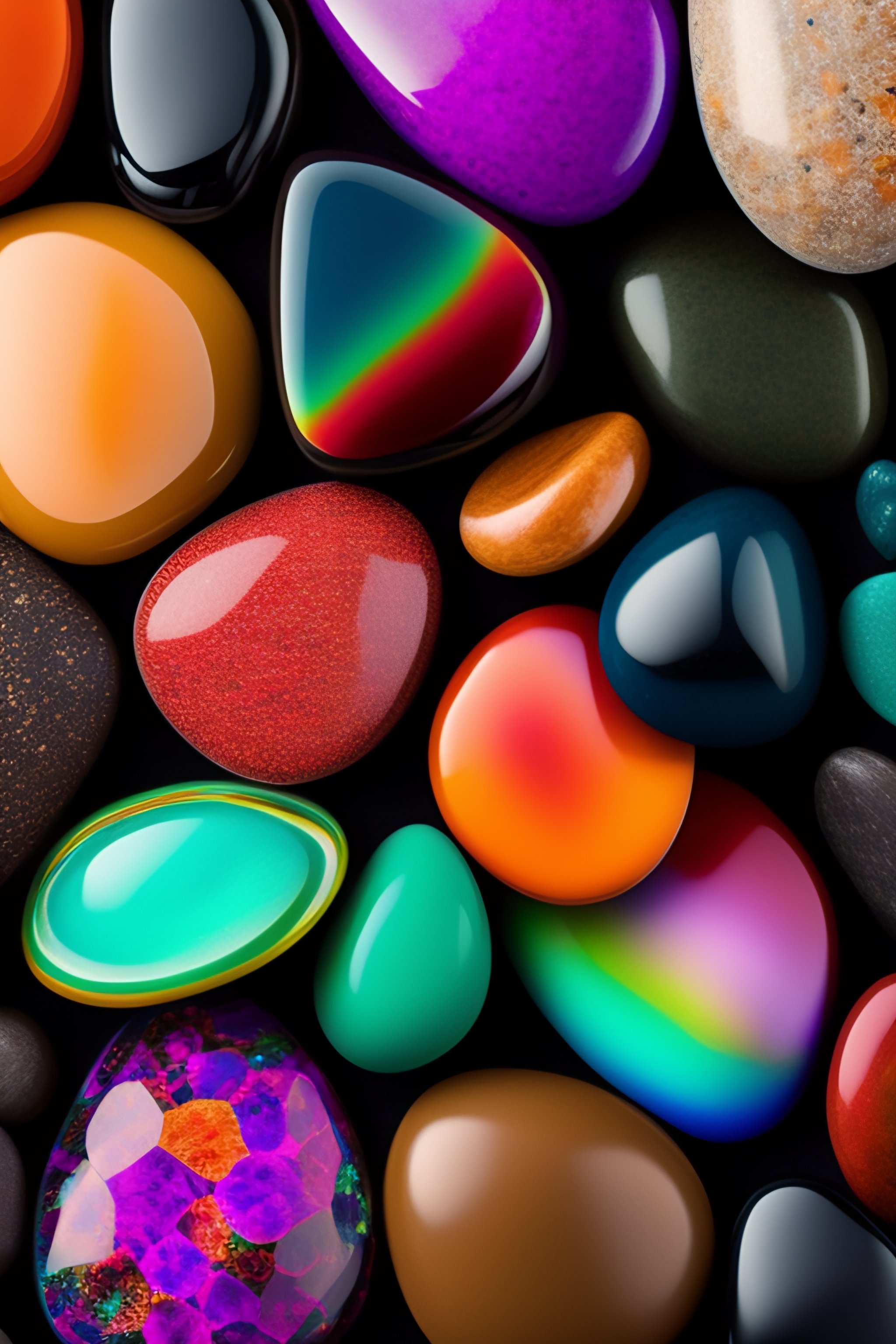 Lexica - Beautiful colourful stones