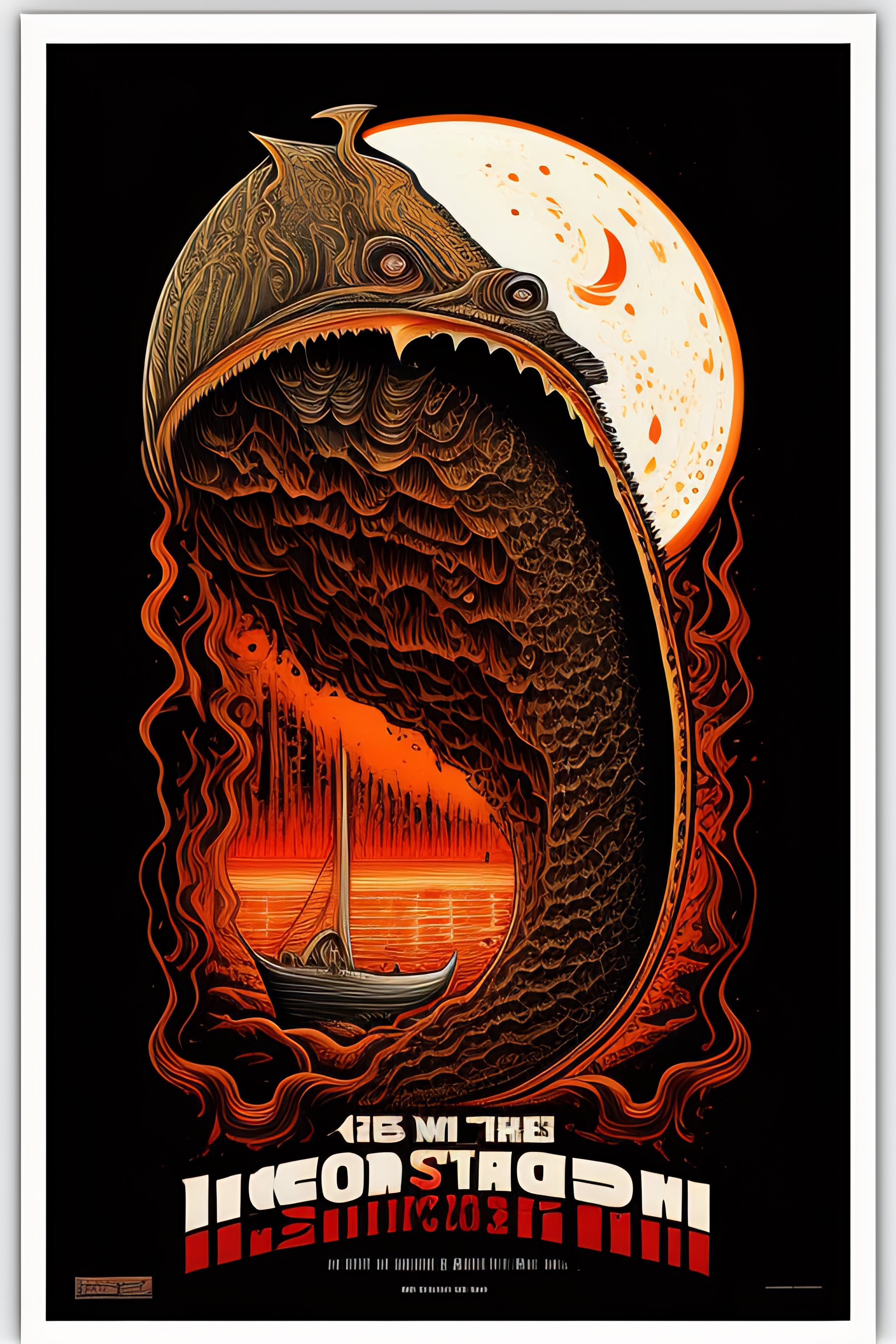 Lexica - Oyster disgusting true form on a 1990s horror movie poster ...