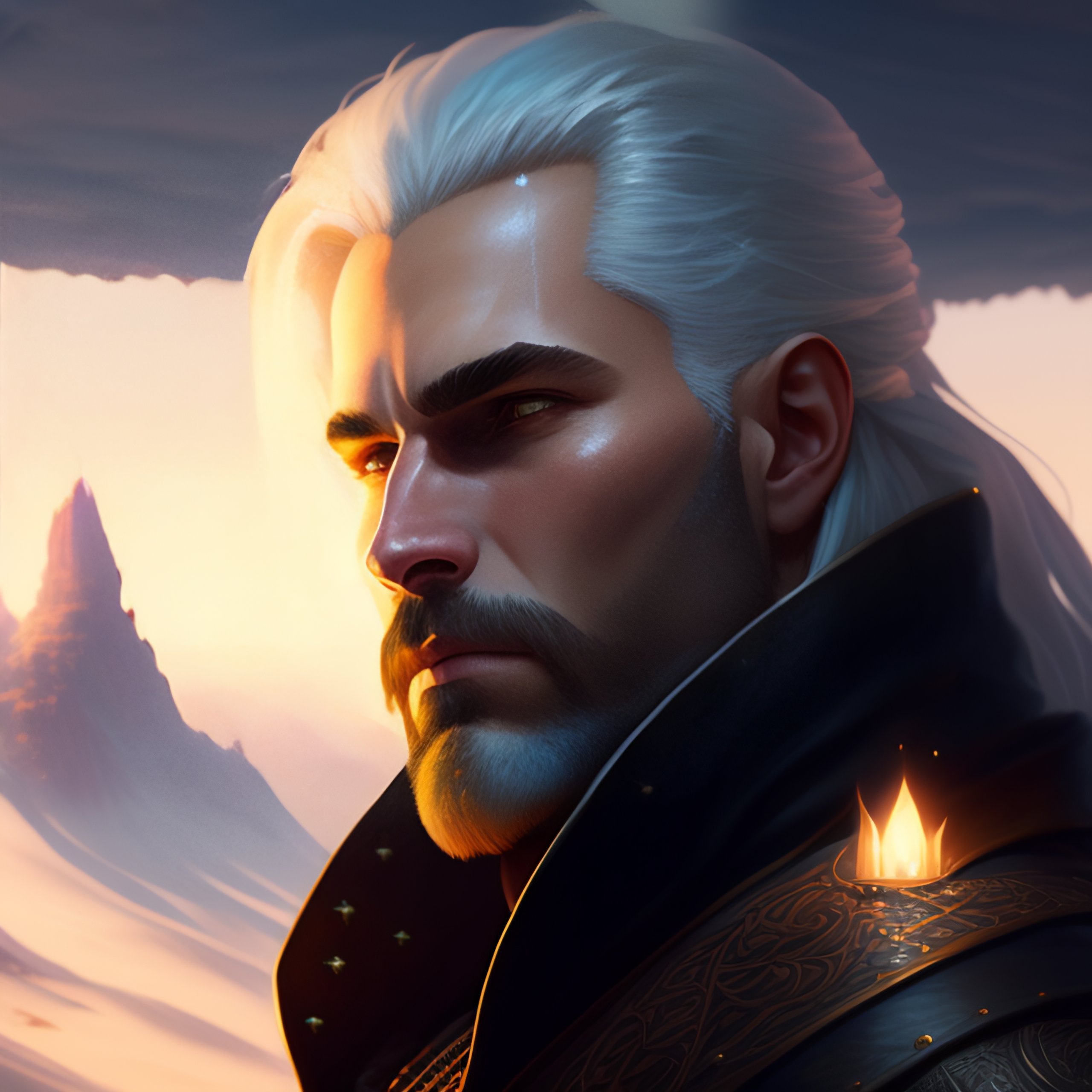 Lexica - Highly detailed portrait of geralt of rivia, stephen bliss ...