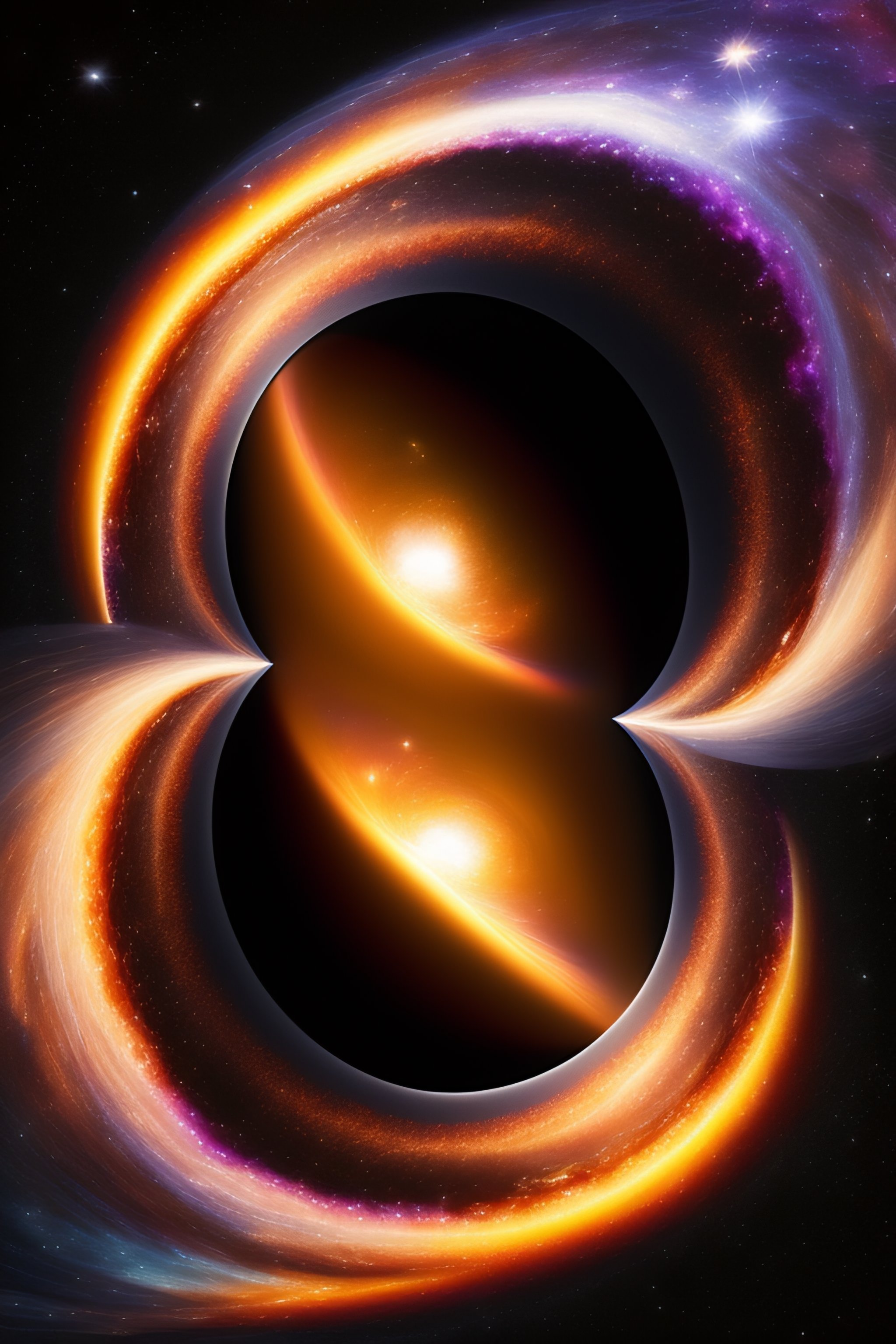 Lexica - Black hole eating galaxy