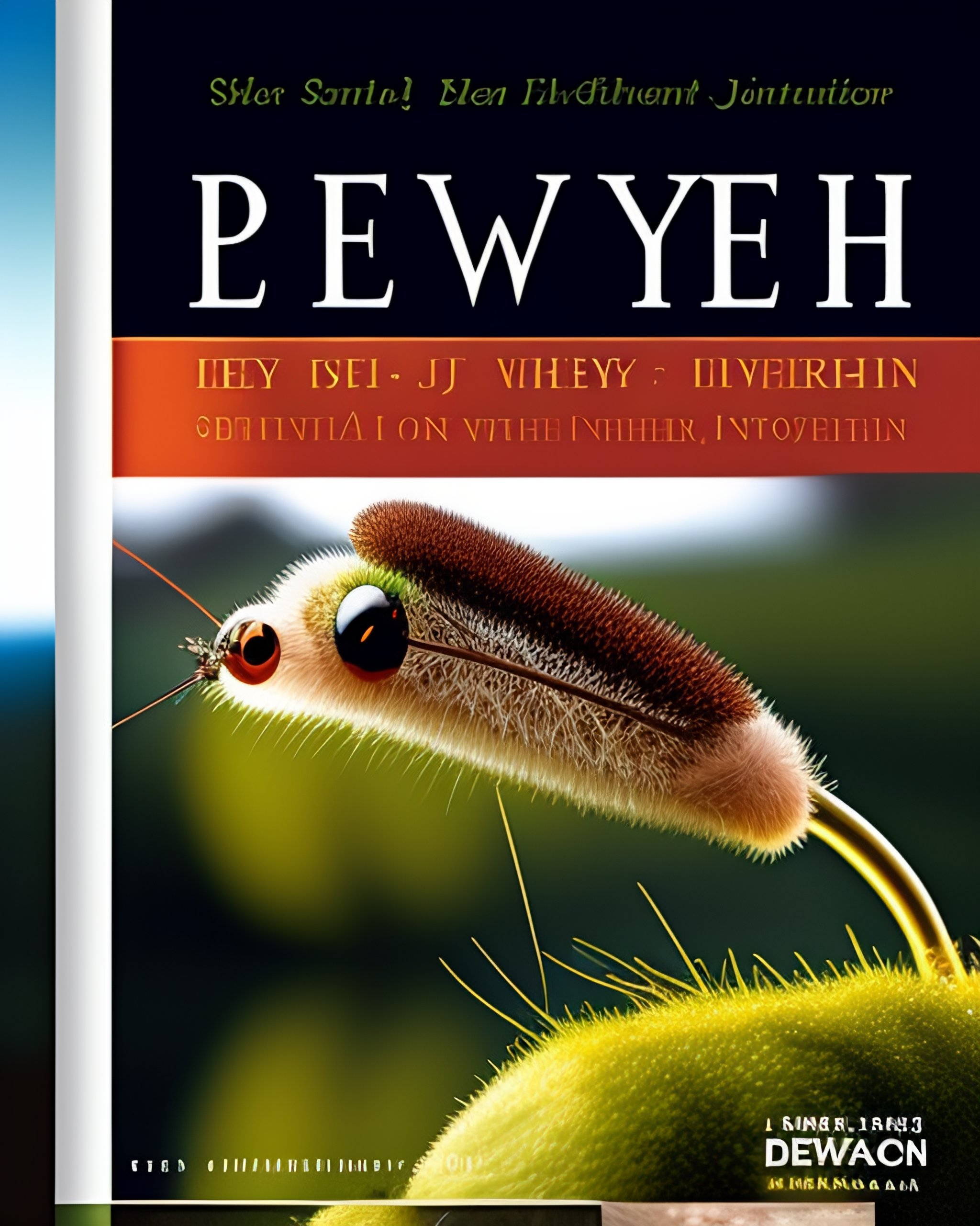 Lexica - Book cover, Lew Beech Fly Fishing Detective, mayflies