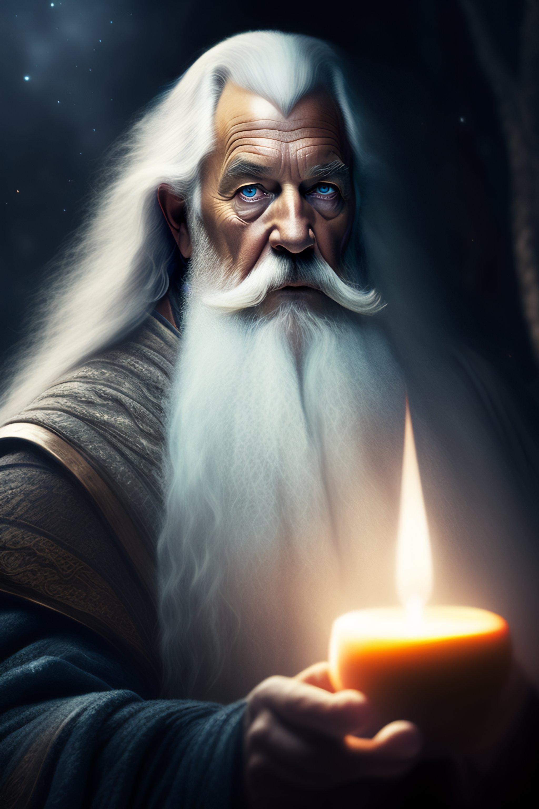 Lexica - Gandalf the grey using magic