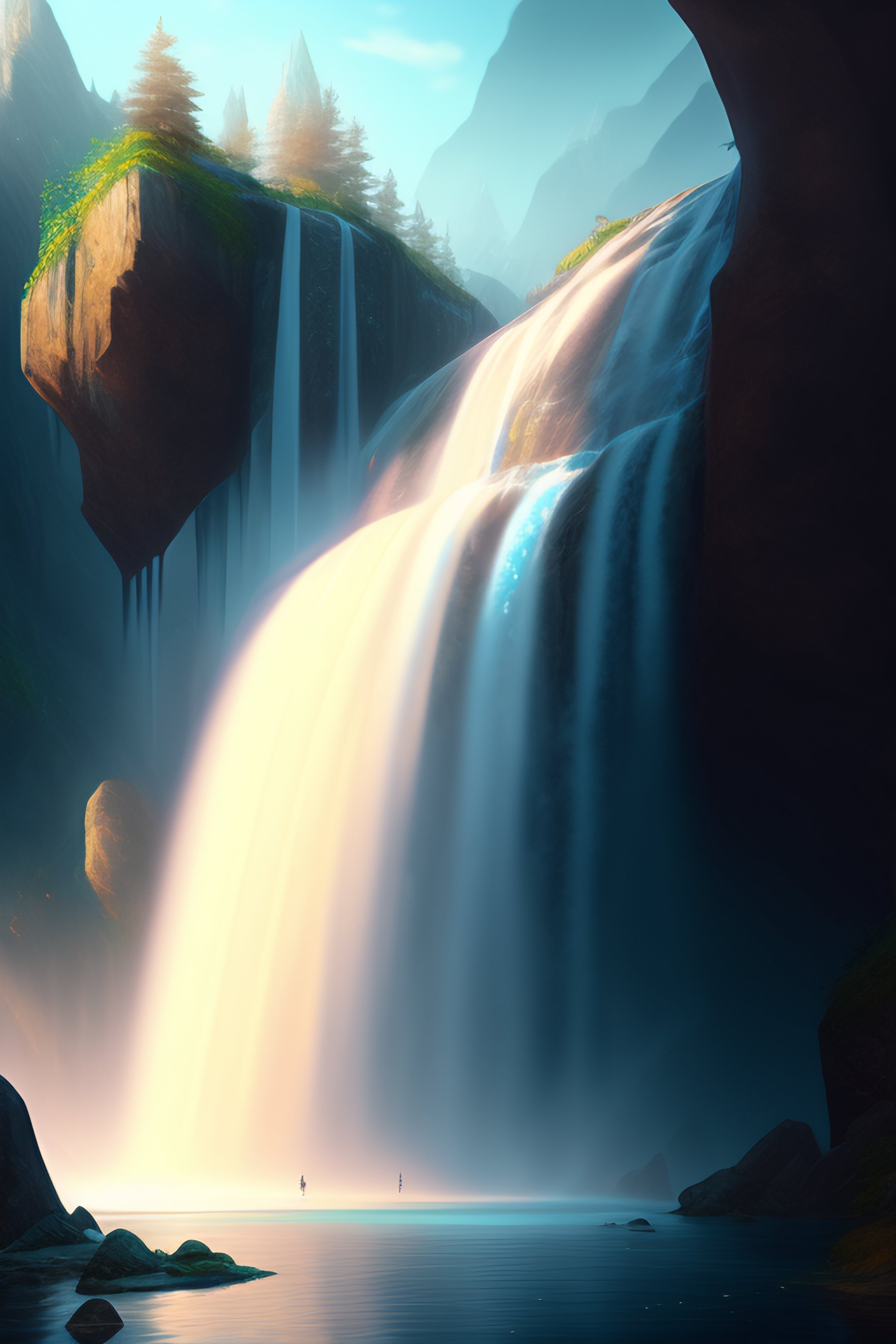 Lexica - Cry turning into waterfalls,eyes wide open, fame of thrones ...