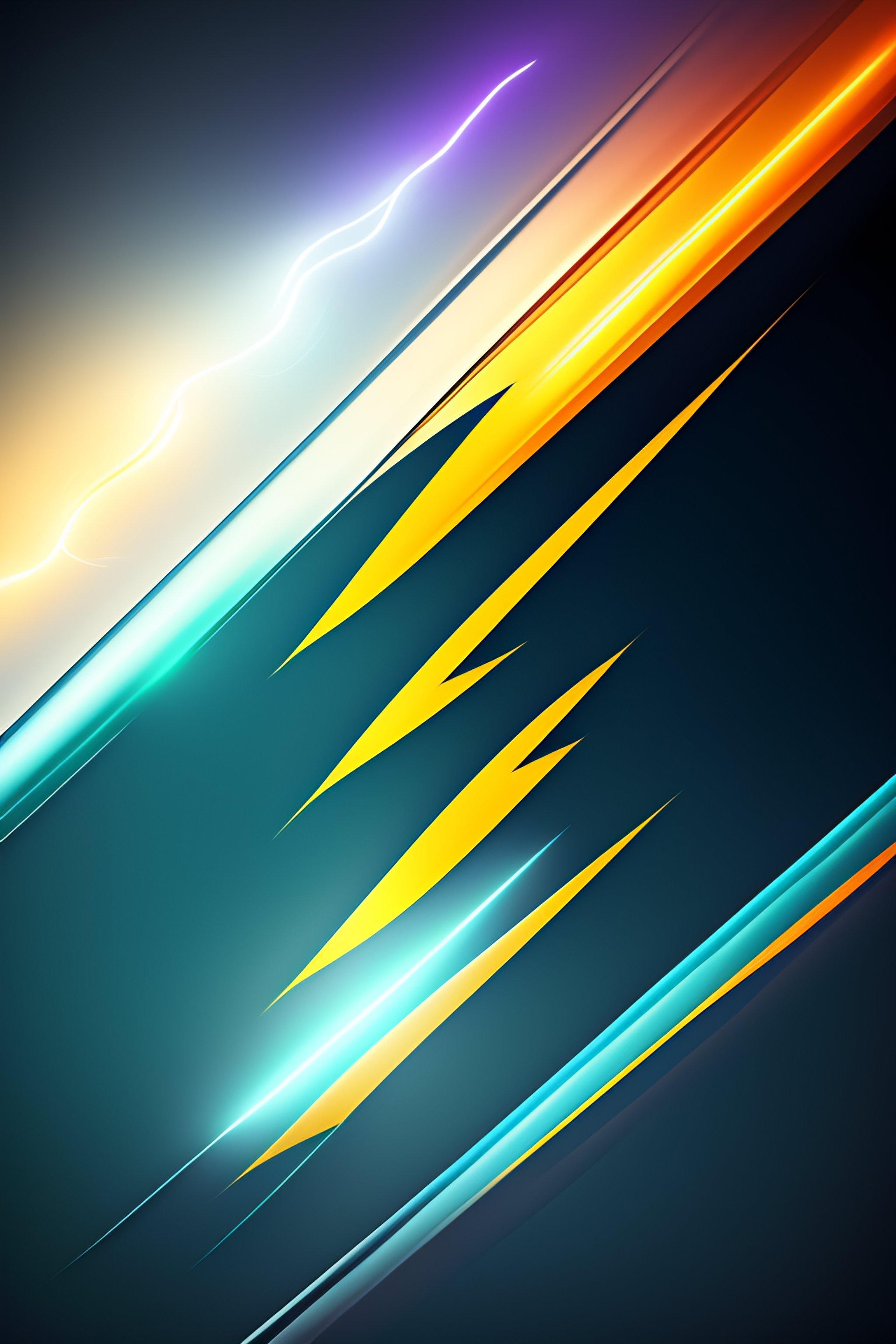 Lexica - Lightning icon, highly detailed, vector art