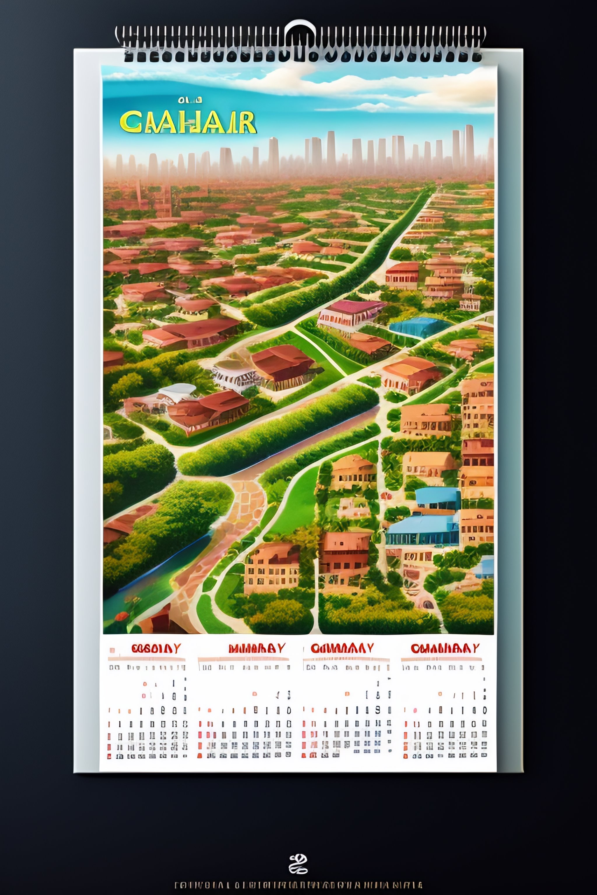 Lexica - Super realistic calendar design with the primary design ...