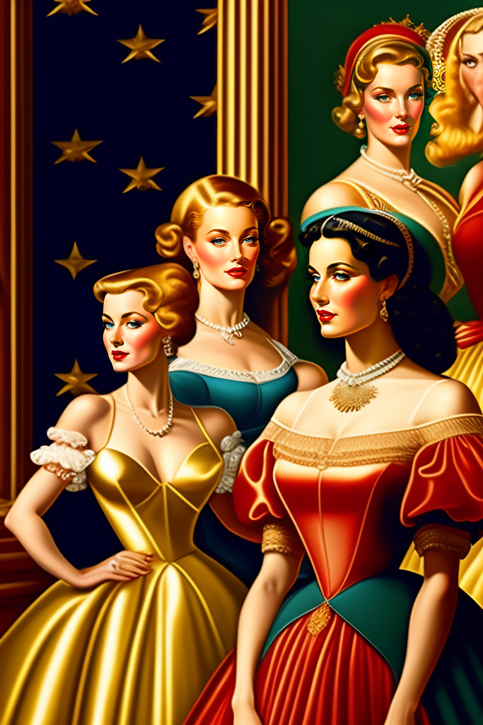 Lexica - Realistic detailed image of a renaissance scene in the style ...