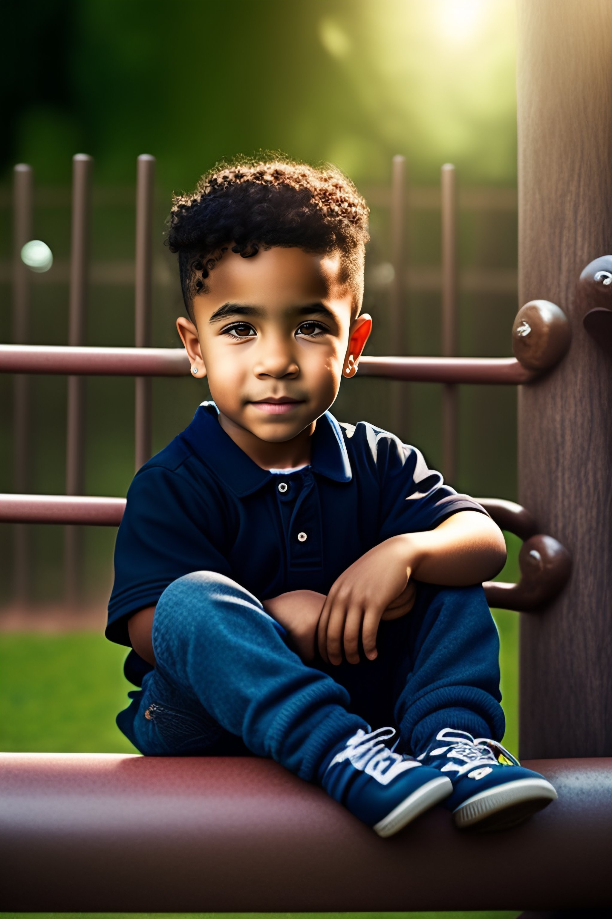 Lexica - Portrait of year old boy mixed race boy (black and cuacasion ...