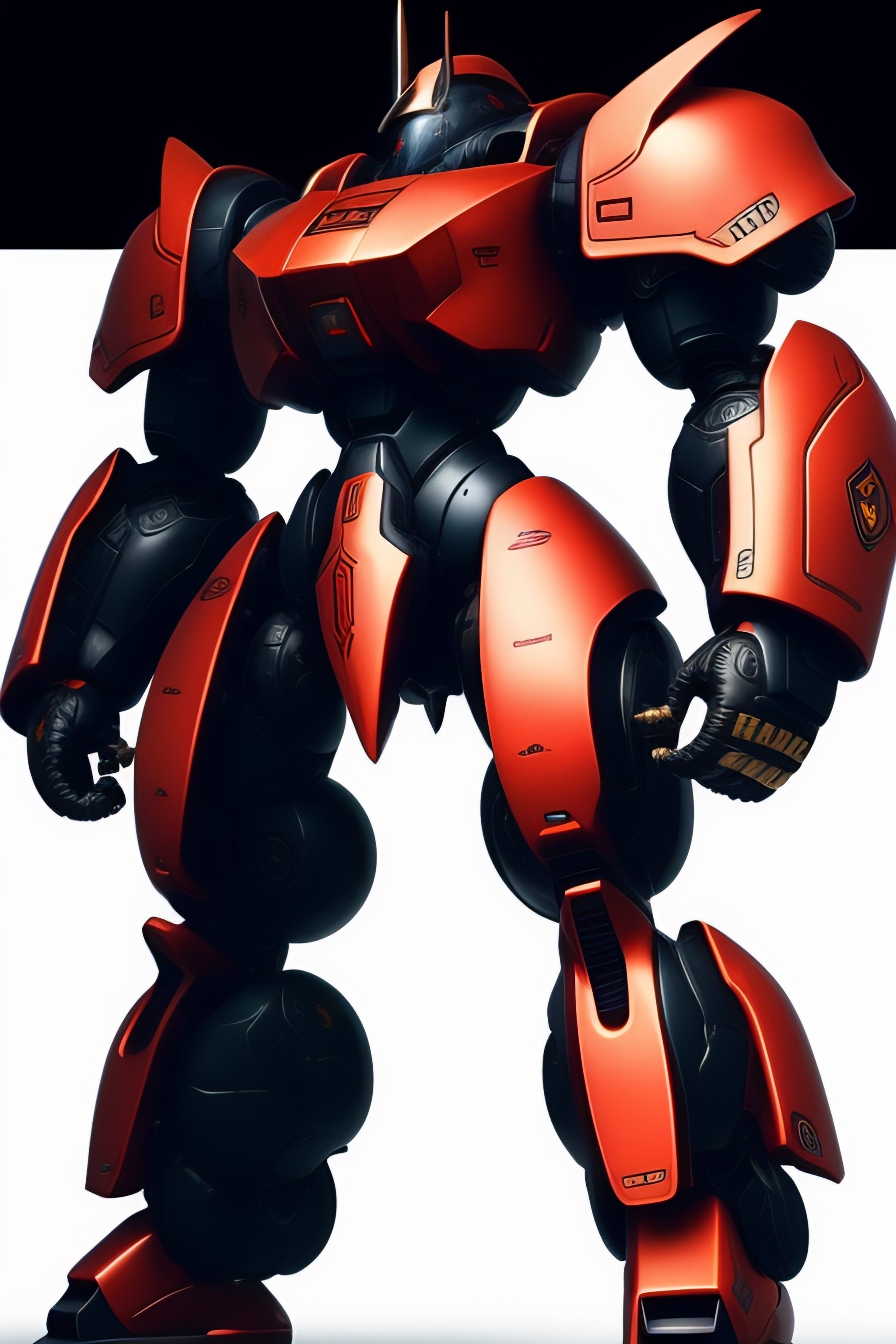 Lexica - Giant mobile armor neo zeon blueprint highly detailed