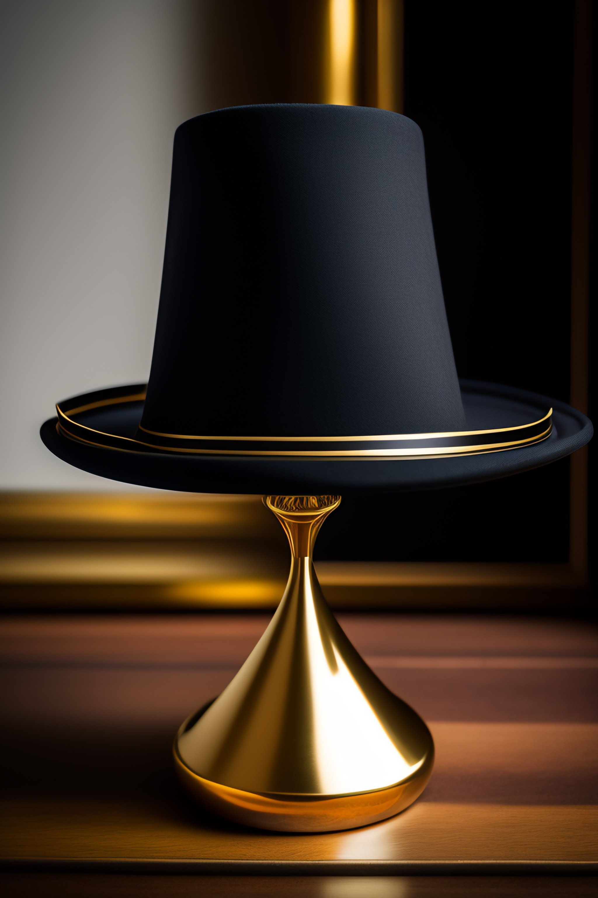 Lexica - Black magician's top cylinder hat upside down