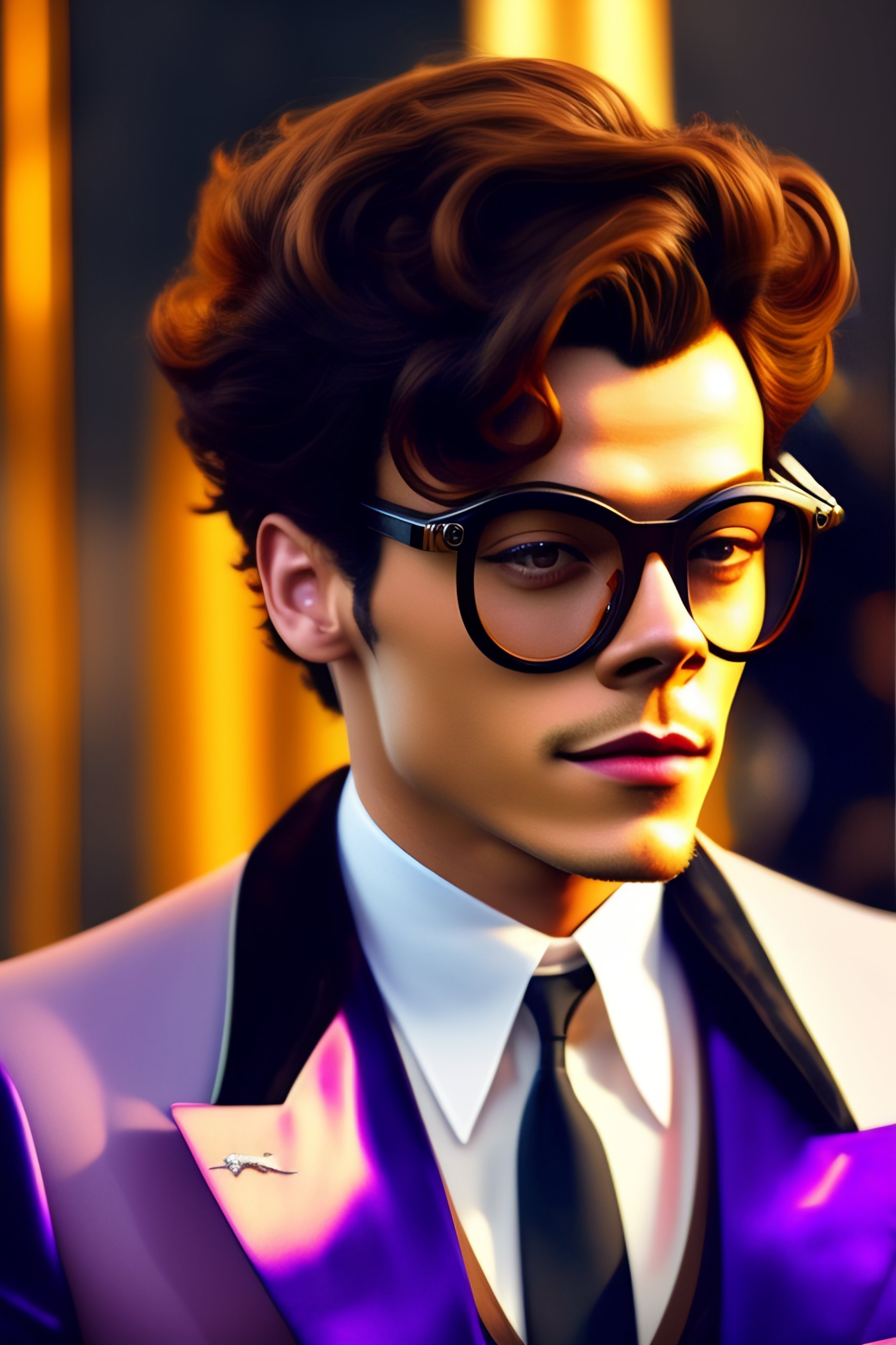 Lexica - Estilo anime vintage de los 90 , Harry Styles anime con venda ...