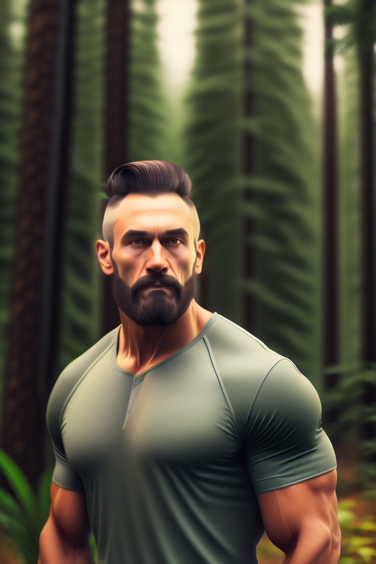 Lexica - A ugly neighbor, 35 years-old man, with an intimidating look ...