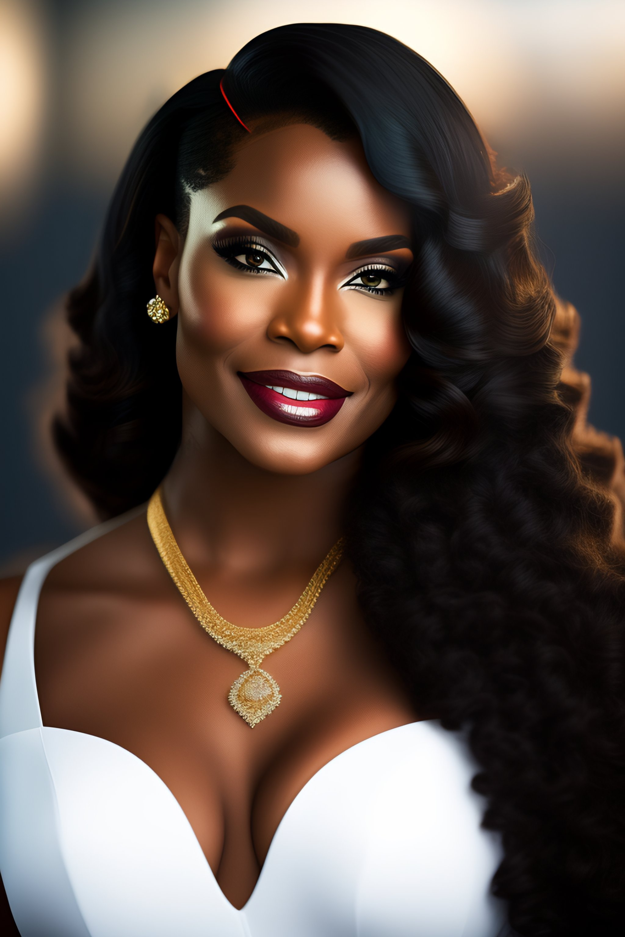 Lexica - Beautiful Black business woman