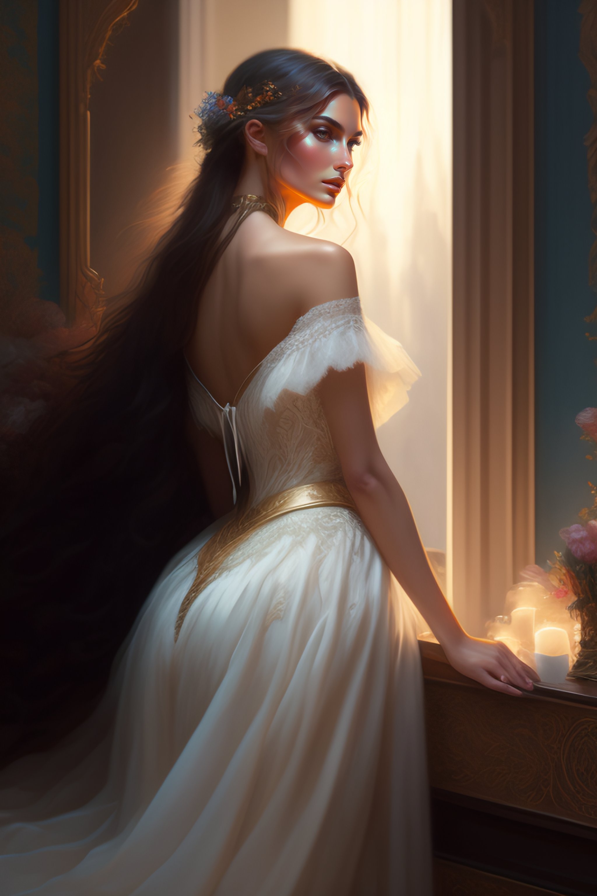 Lexica - Emily ratajkowski, bedroom, intricate, elegant, highly ...