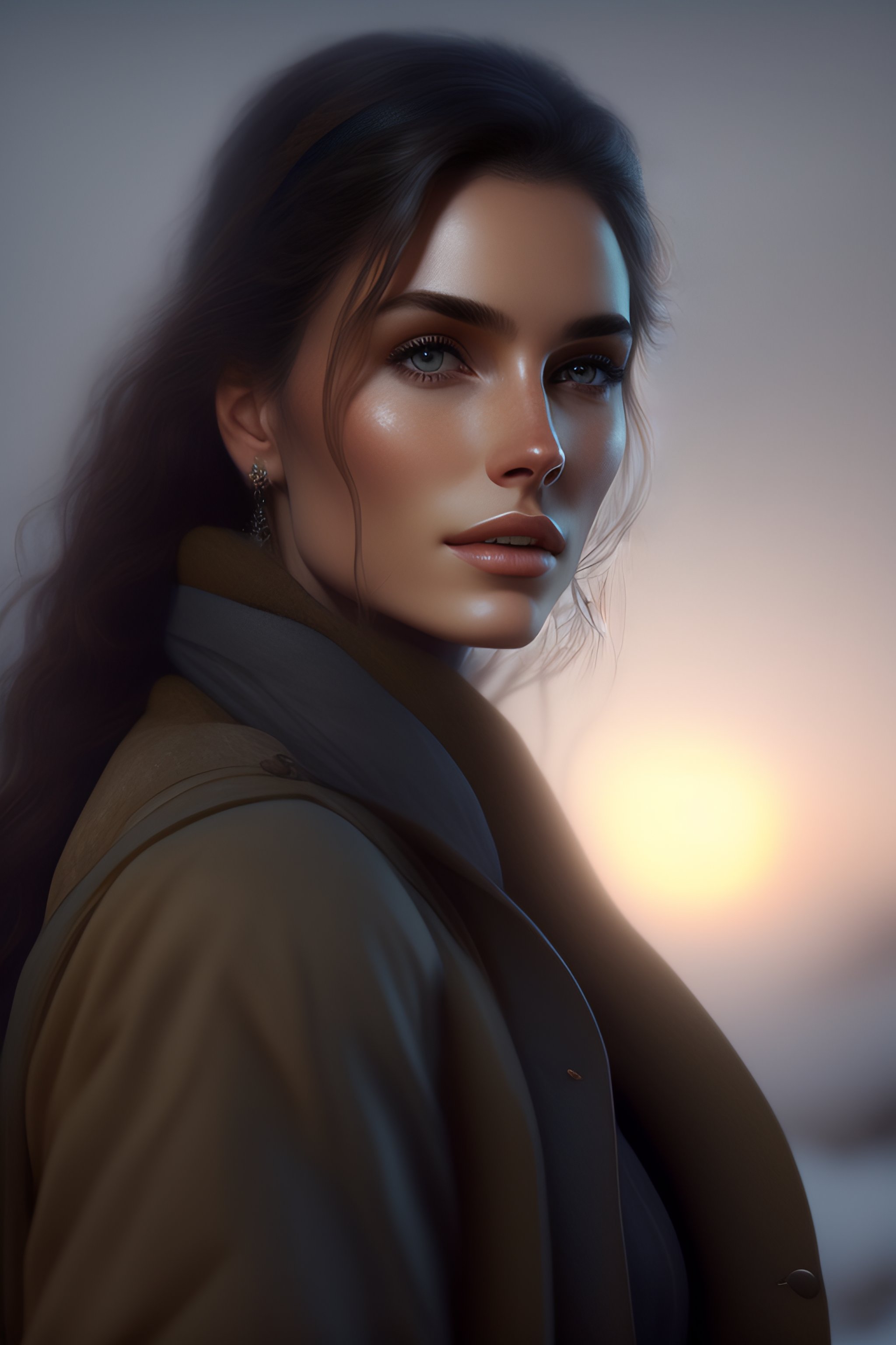 Lexica - Researcher, night- key lighting, soft lights, foggy, by steve ...