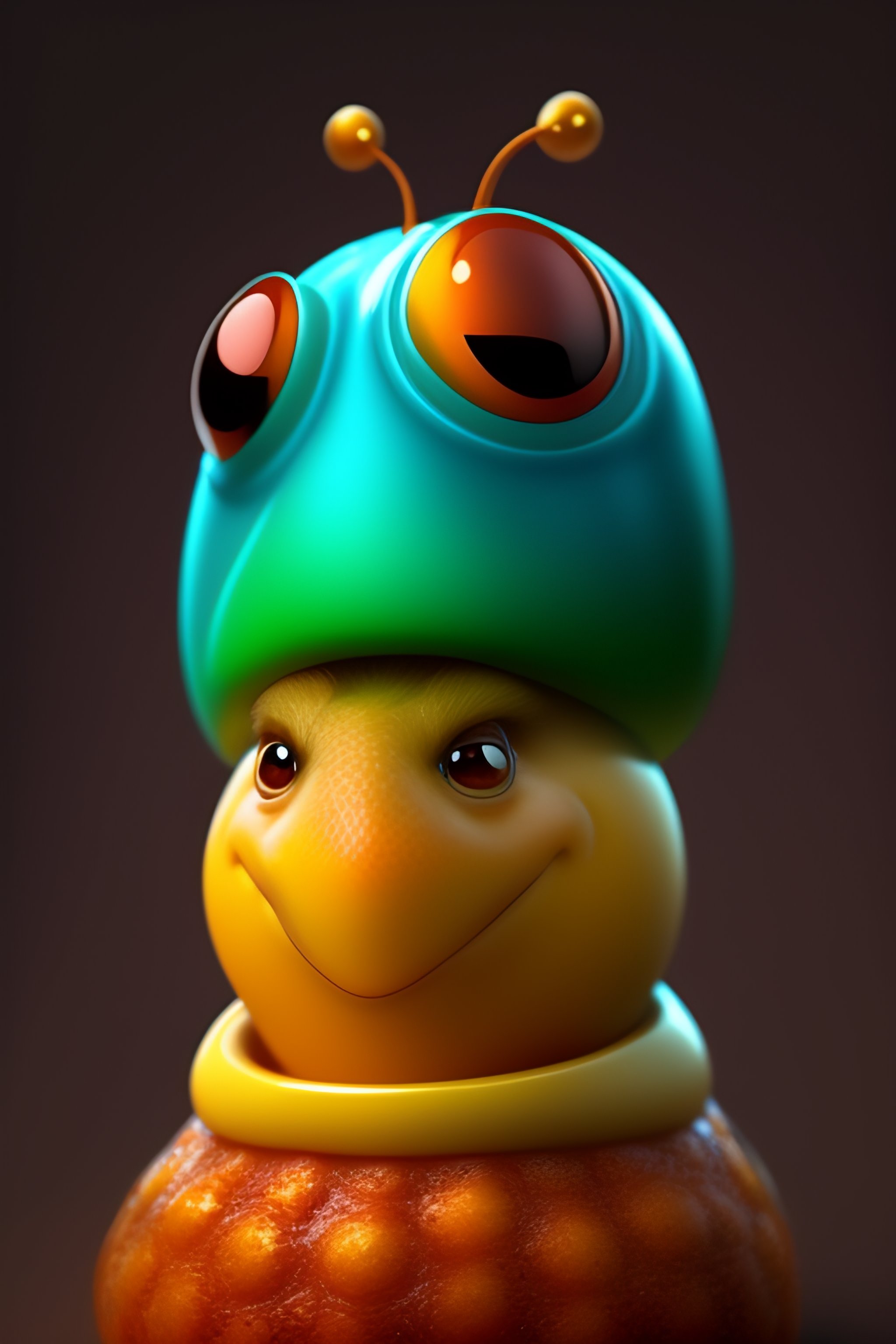 Lexica - Create portrait of slug in style of pixar