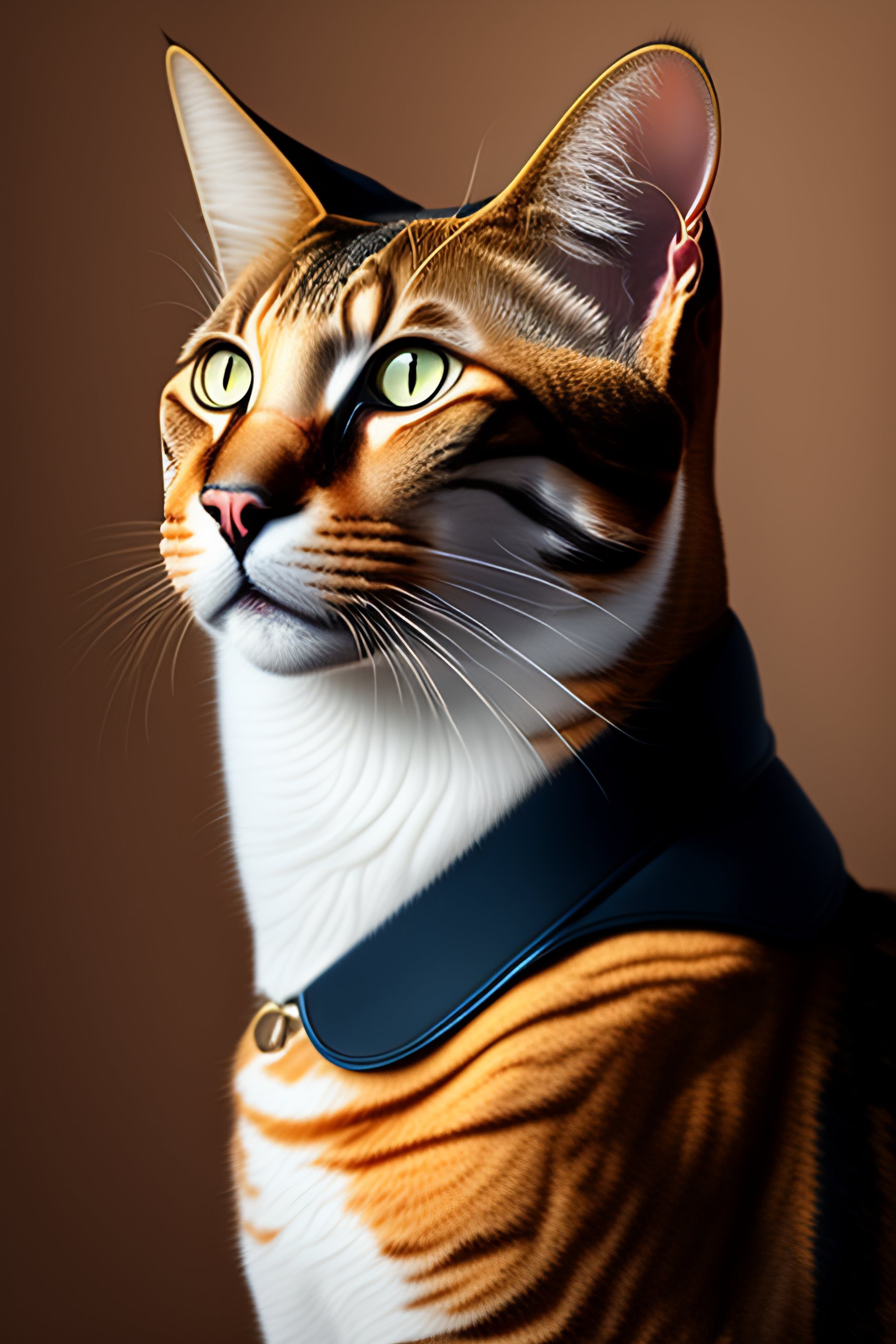 Lexica - Create an half man half cat portrait