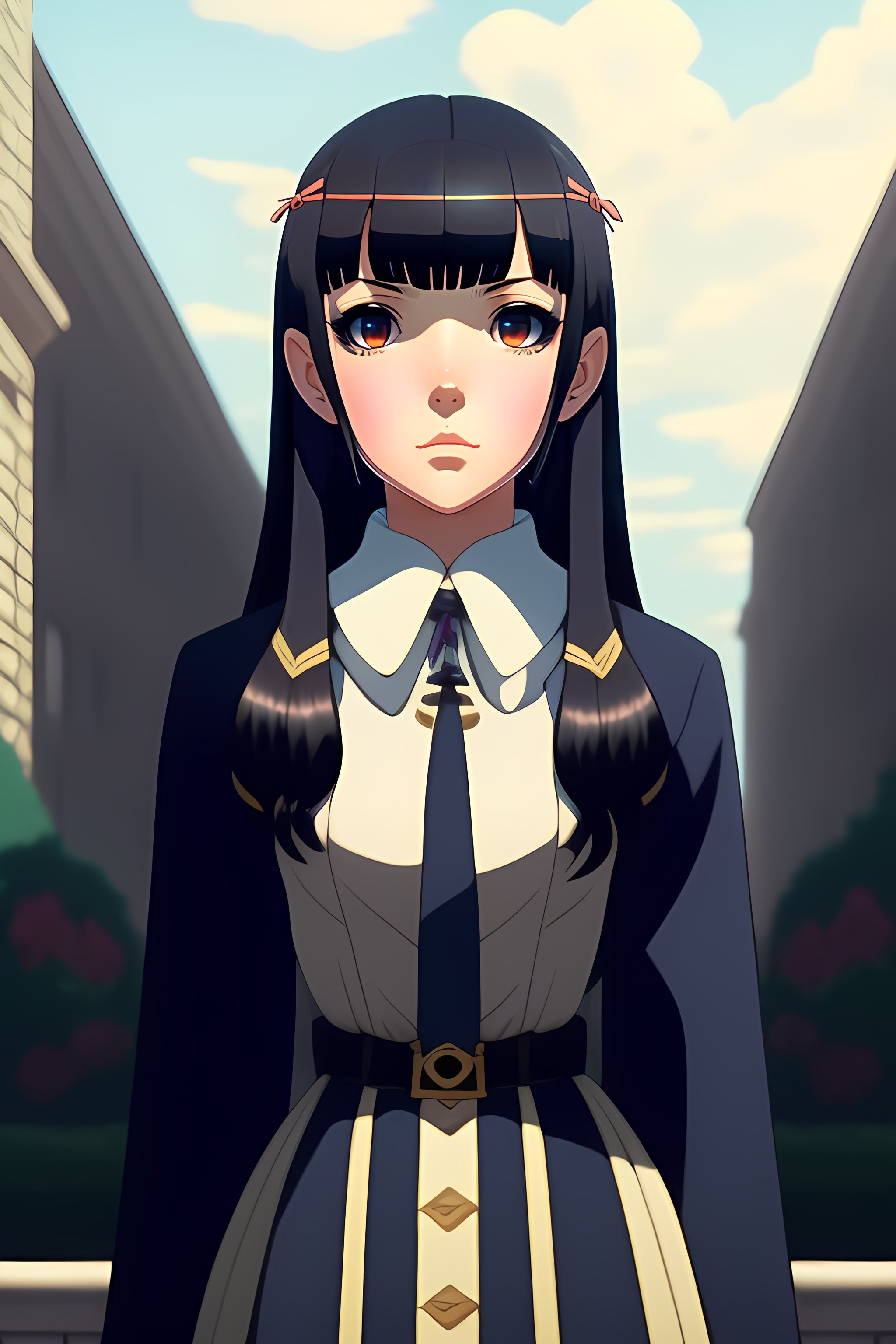 Lexica - Wednesday Addams in makoto shinkai style, anime, Japanese ...