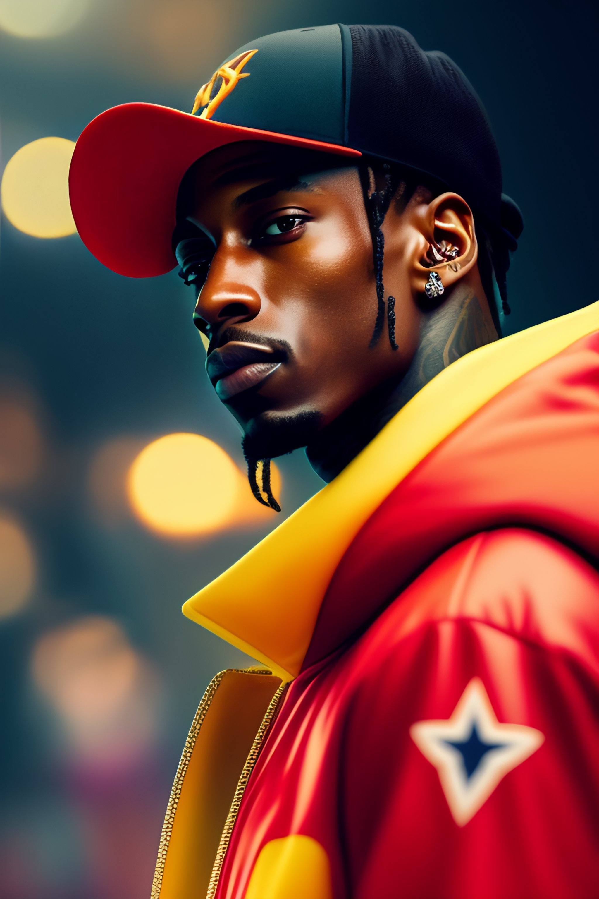 Lexica - Travis Scott as a pokemon trainer, cinematic, film still, 4k