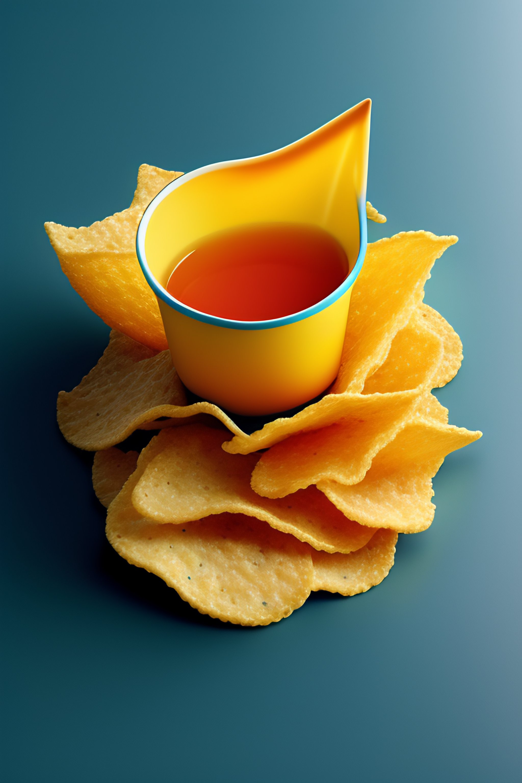 Lexica - Shark fin favoured crisps packet and bowl of crisps